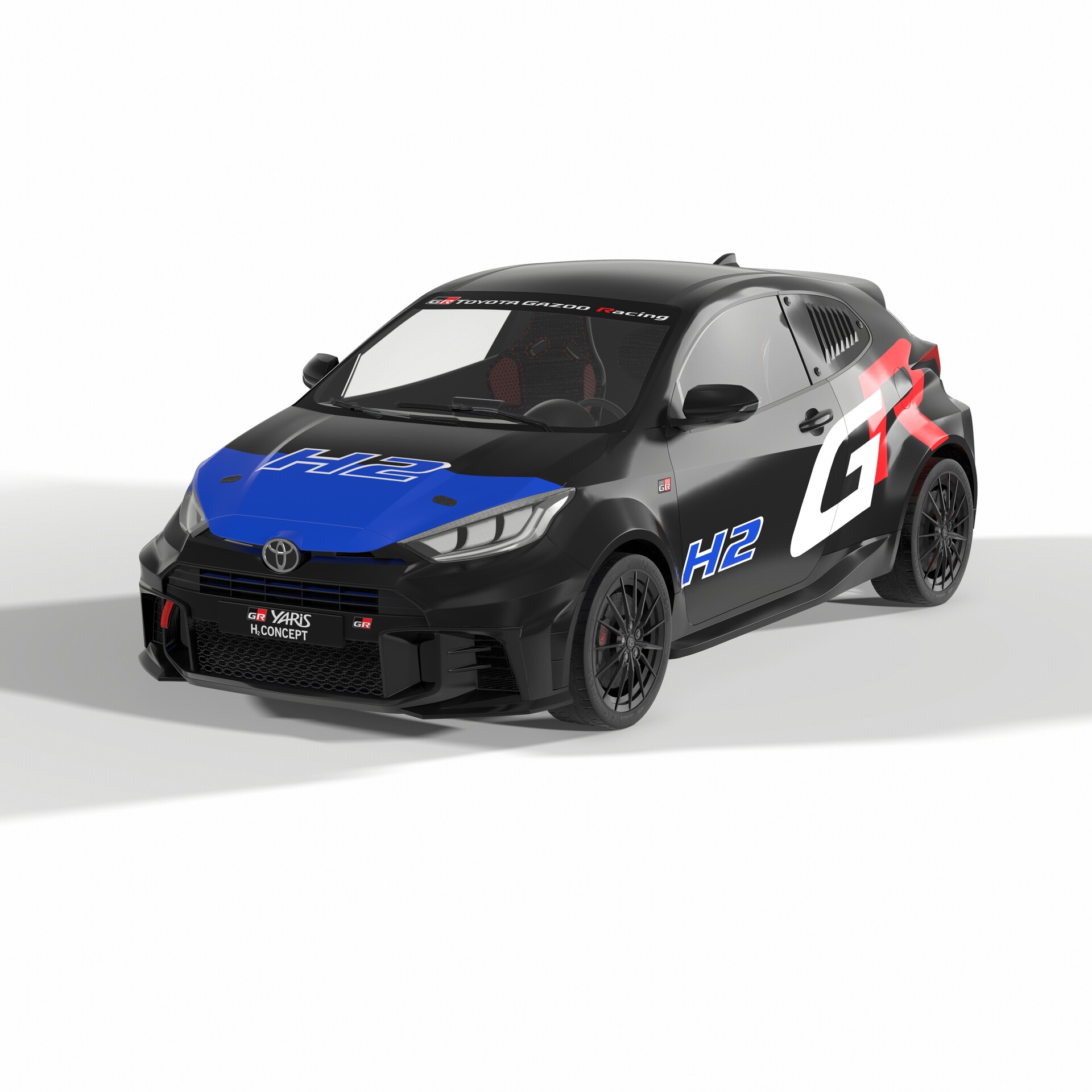 ArtStation - 3D model Toyota GR Yaris H2