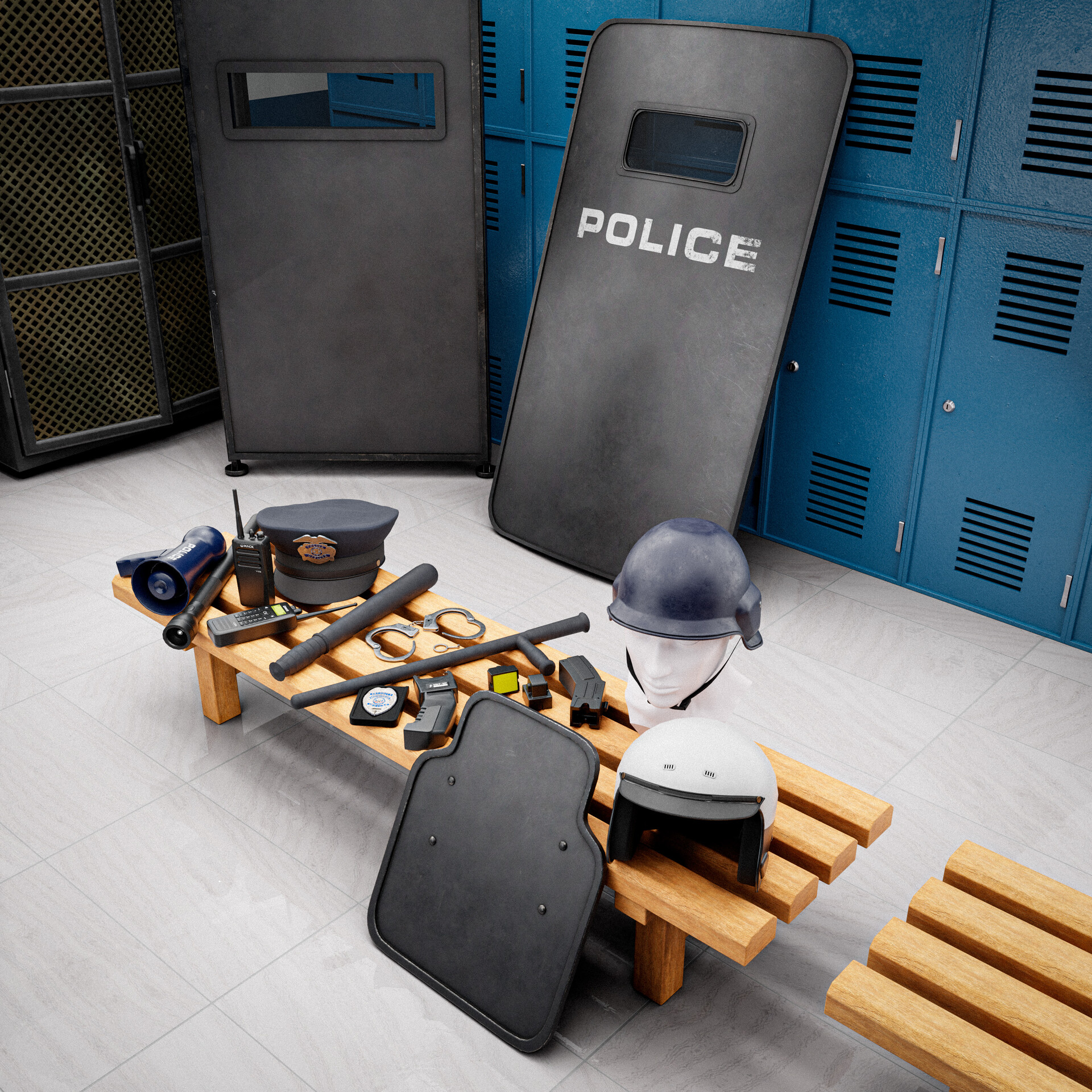 ArtStation - Police Equipment Asset Pack