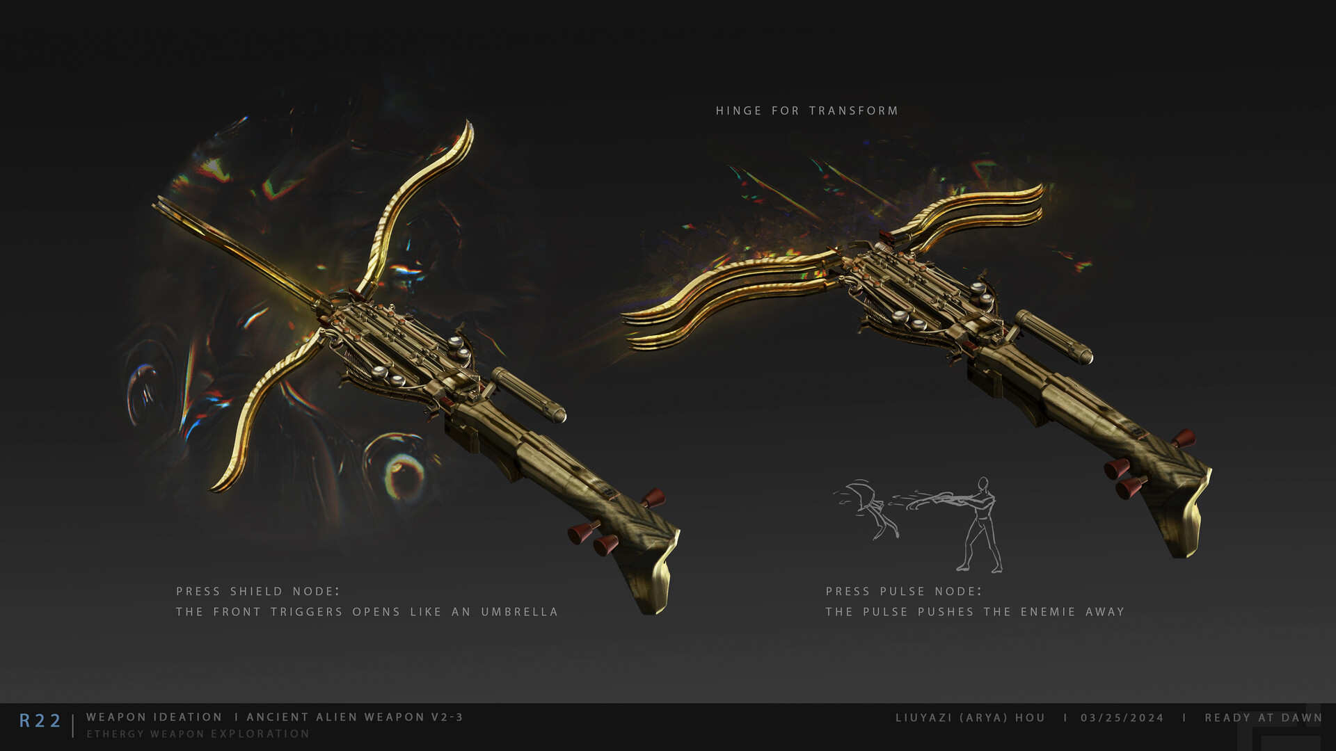 ARYA MONSTER - unannounced projects- weapon ideation
