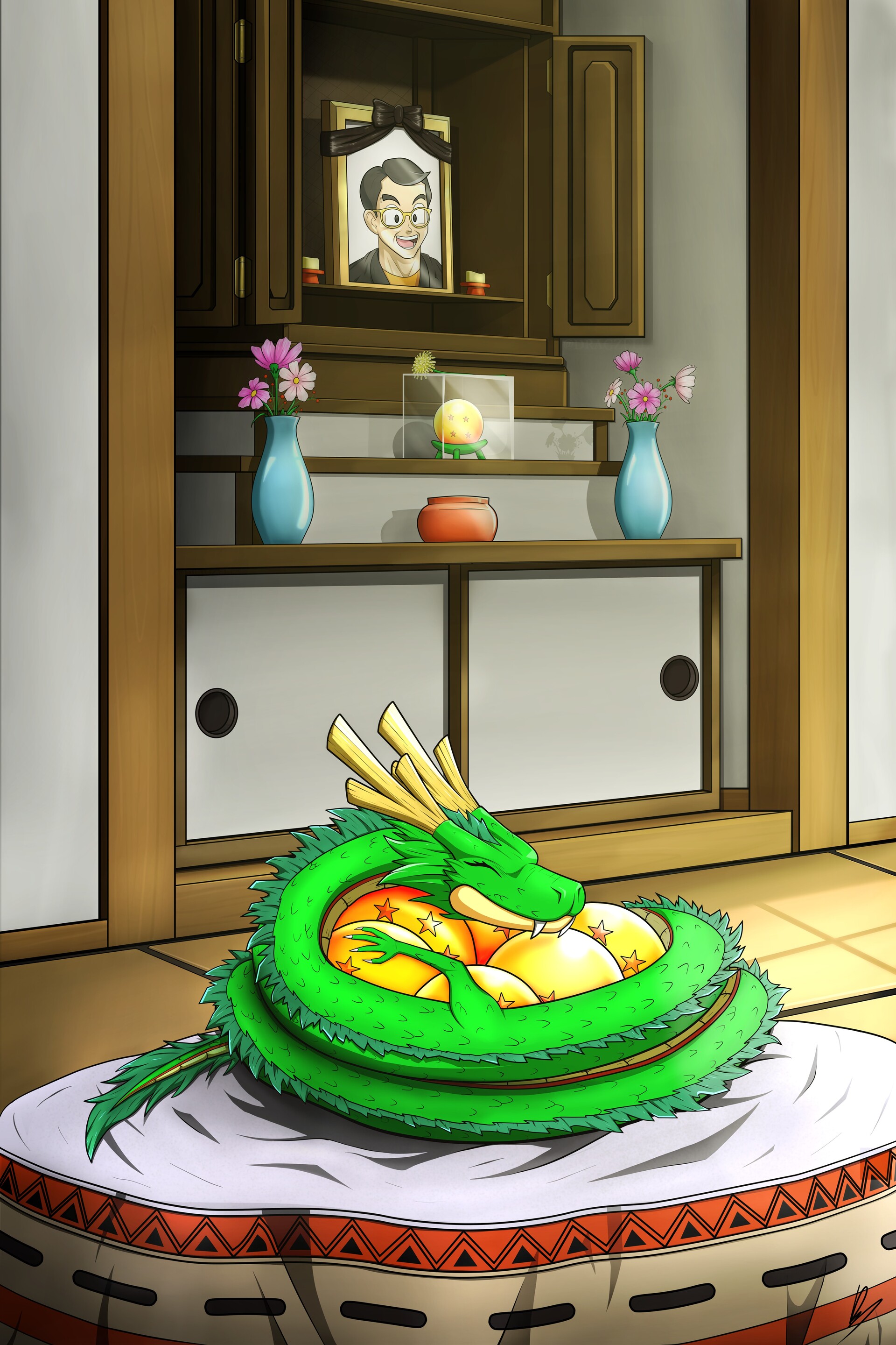 ArtStation - Baby Shenron: Akira Toriyama Tribute.