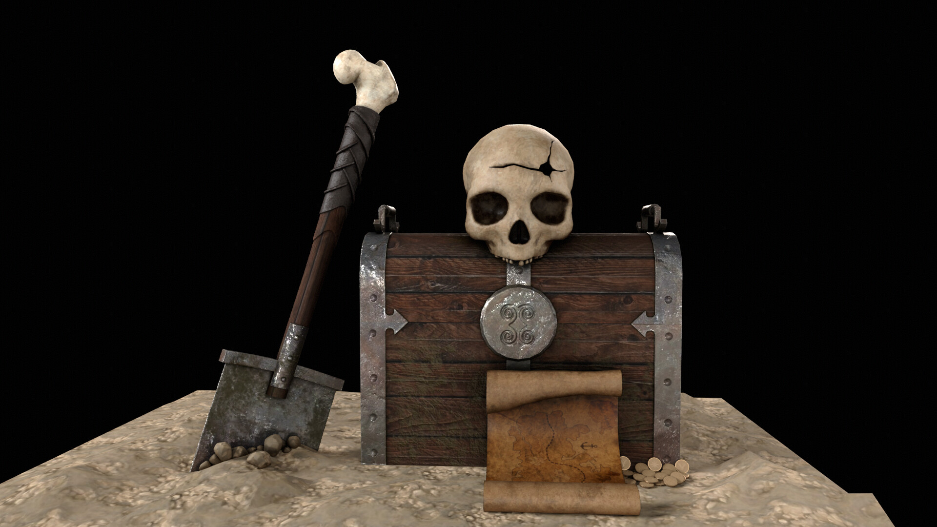 ArtStation - Buried Treasure