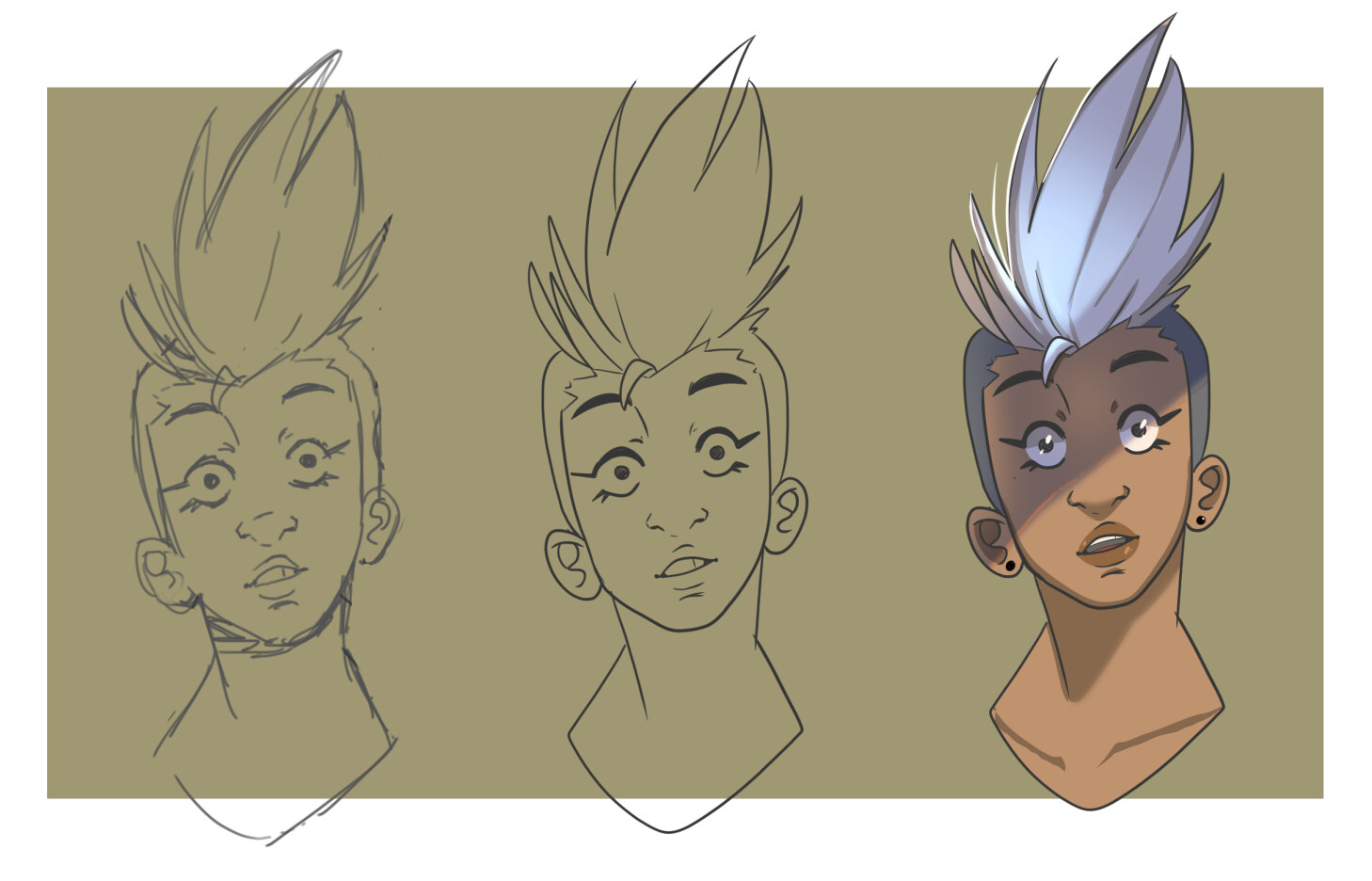 ArtStation - CELL SHADE PRACTICE #2