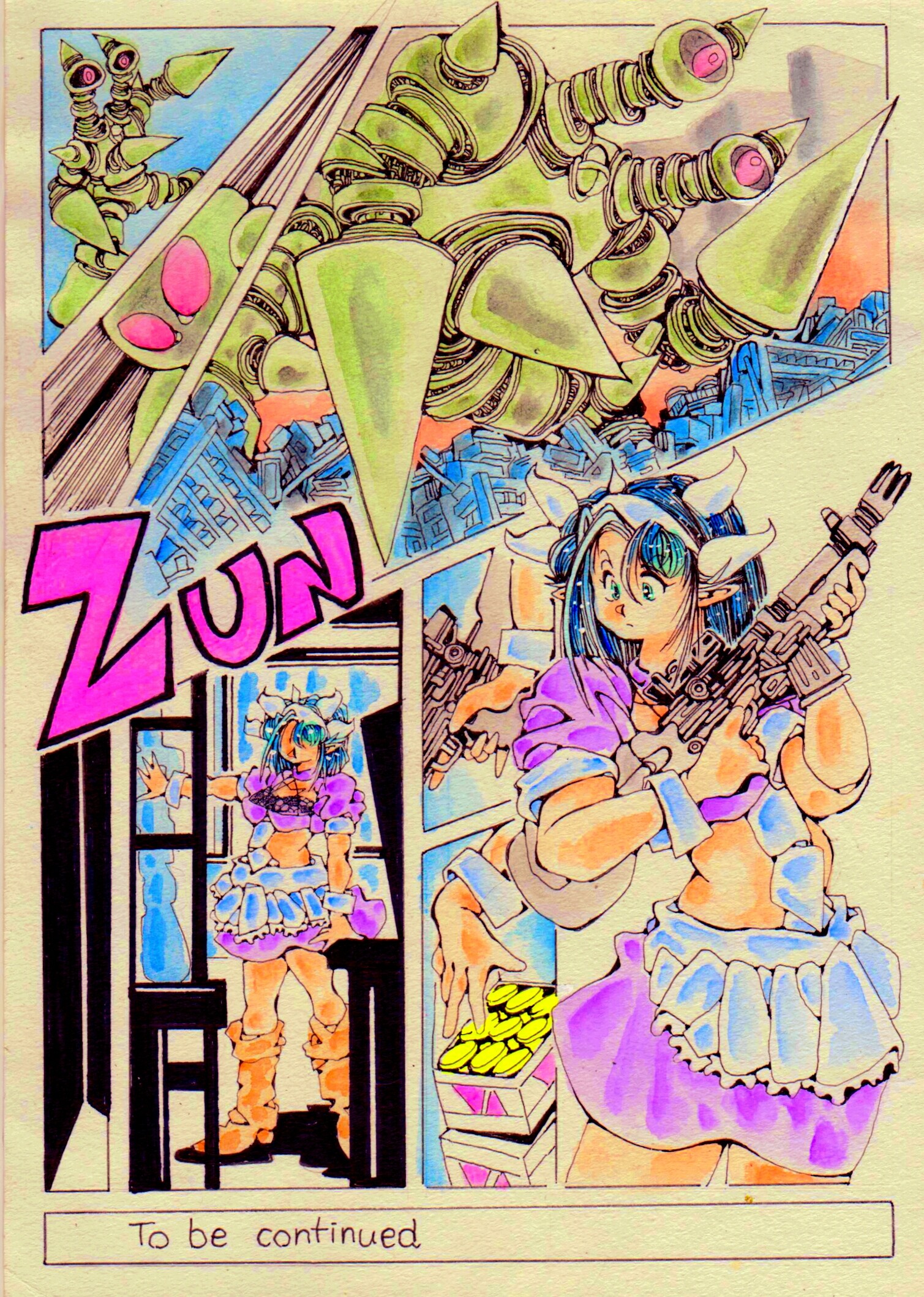 ArtStation - Froot Manga archive The18th Counterattack.