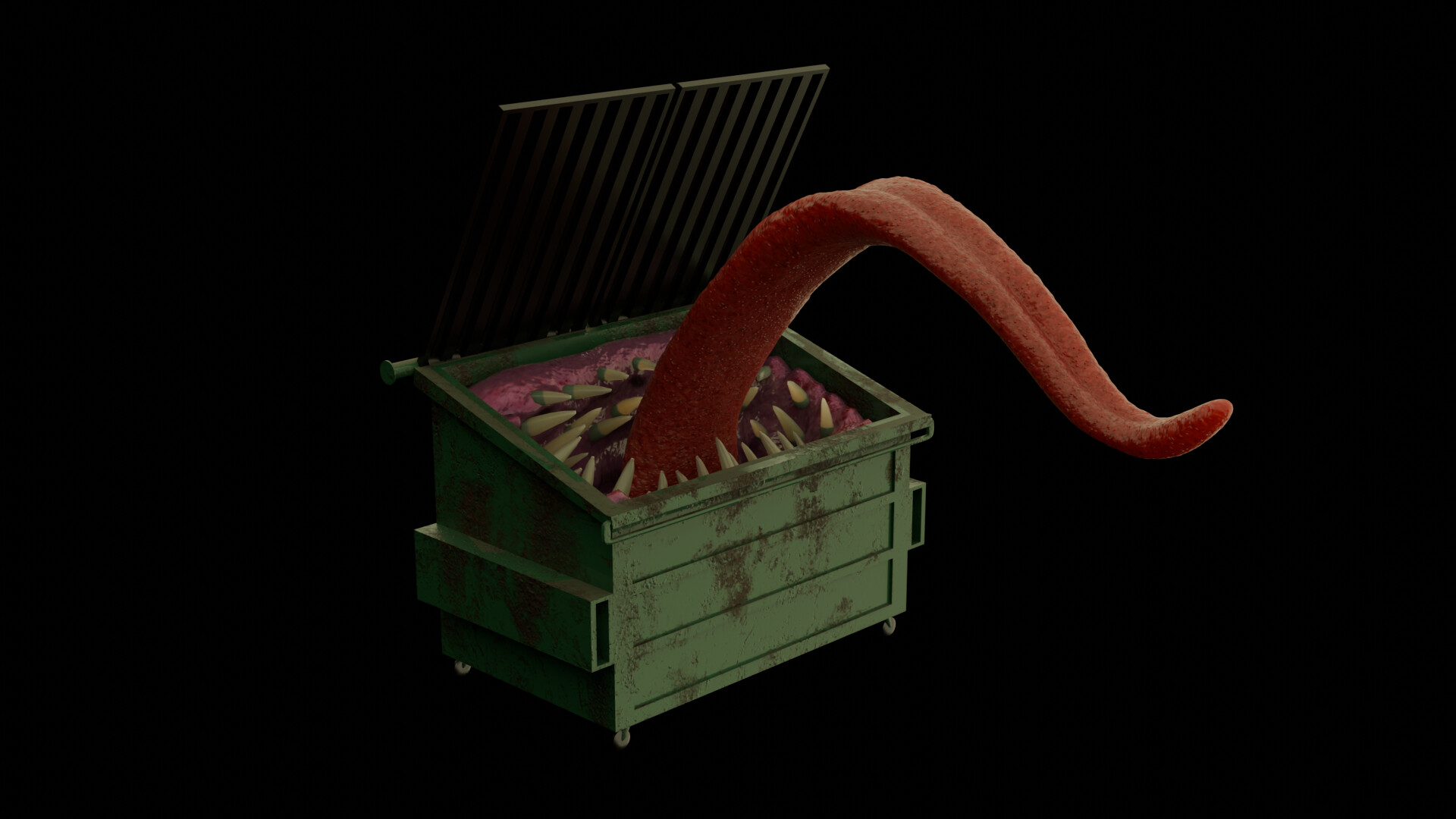 ArtStation - Dumpster Mimic