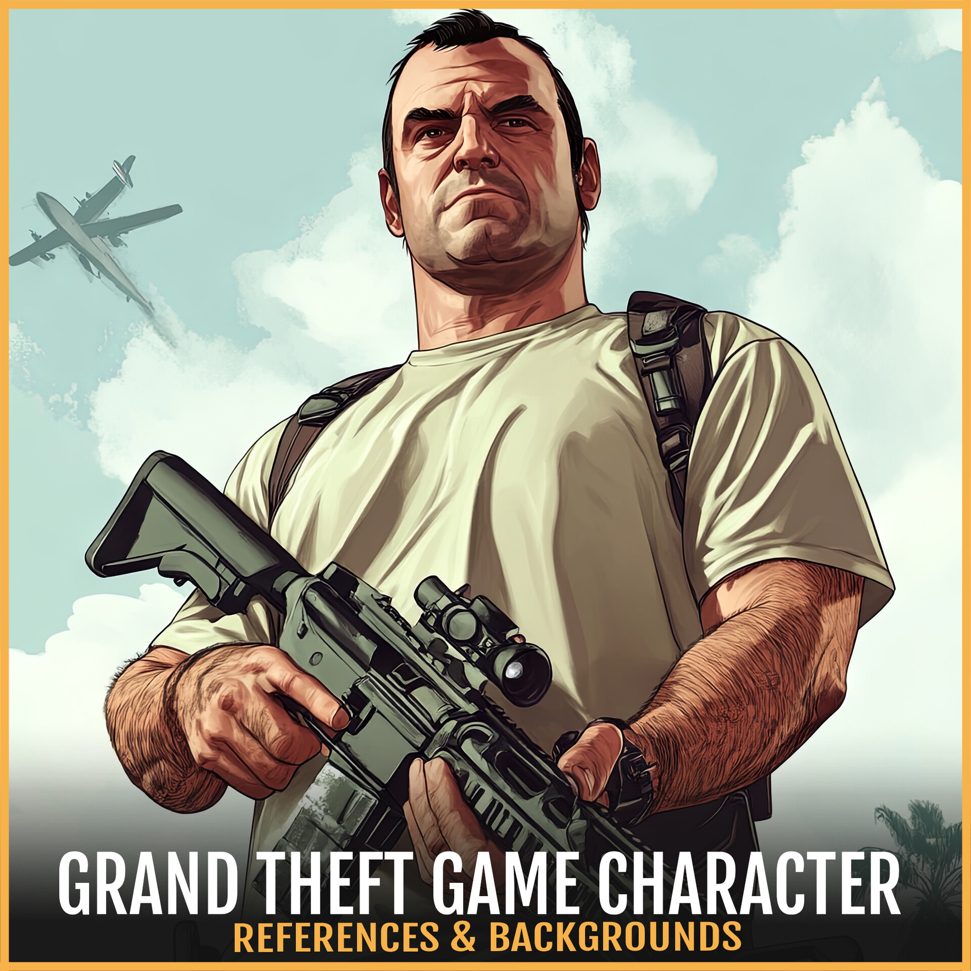 ArtStation - 606 GTA GAME CHARACTER