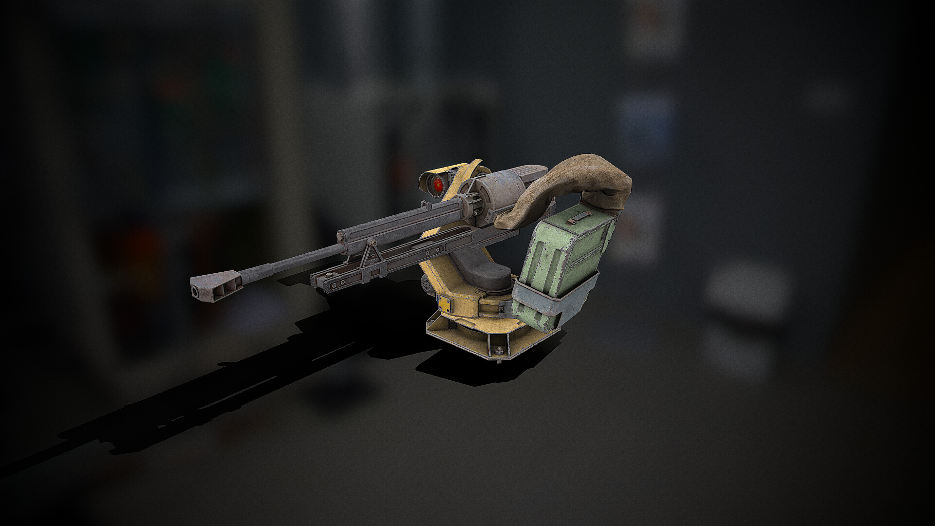 ArtStation - autocannon_turret