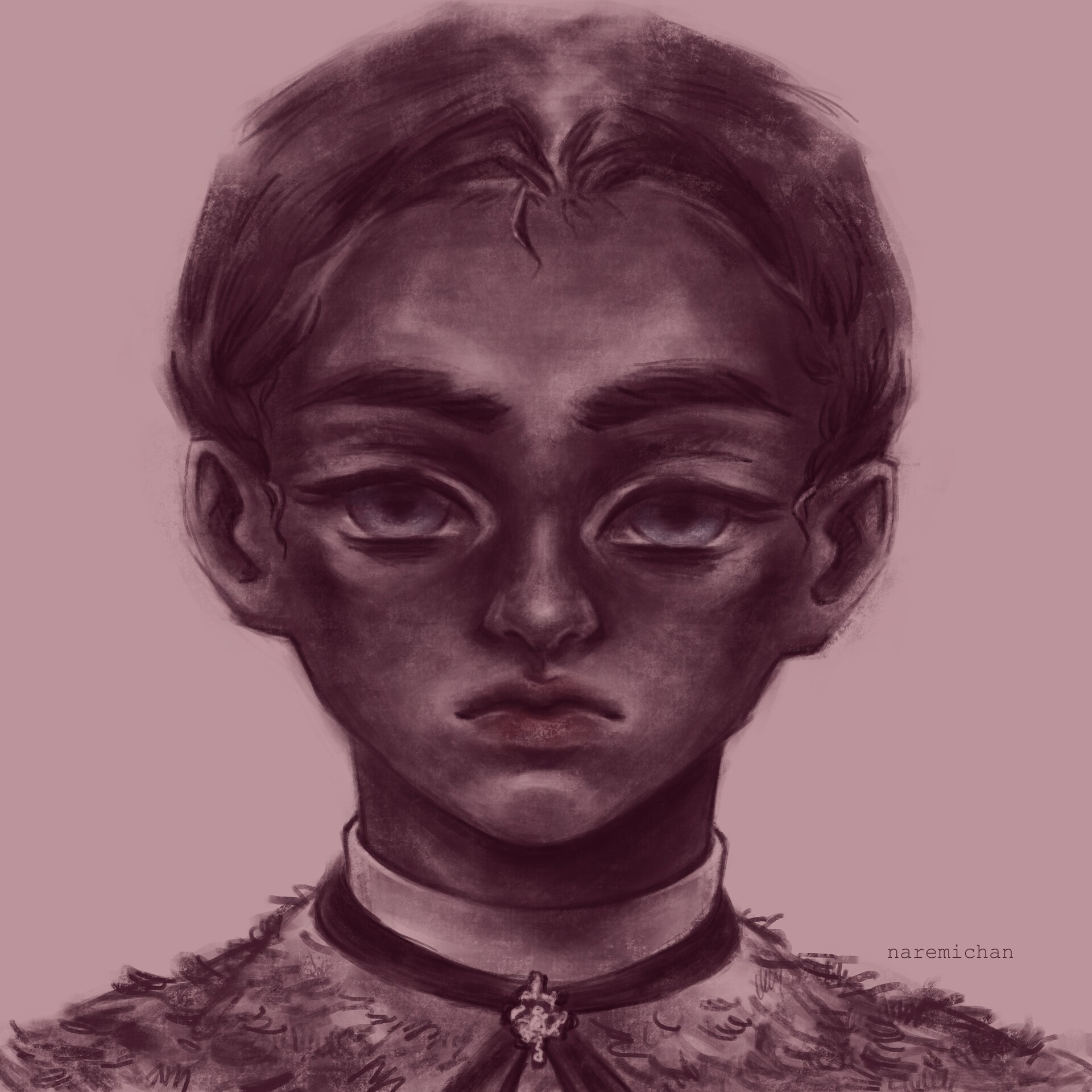 ArtStation - Digital portrait drawing