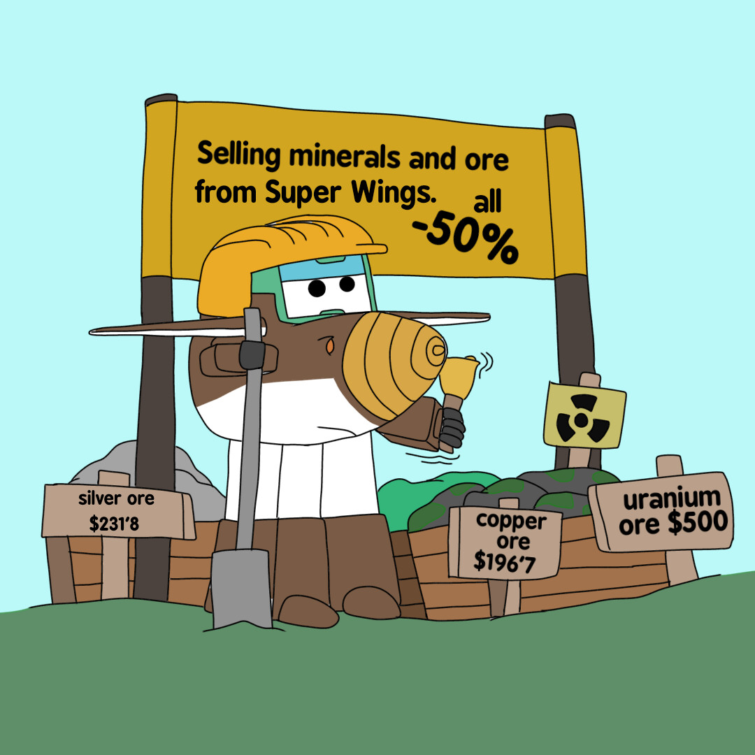 ArtStation - Todd selling ore and minerals