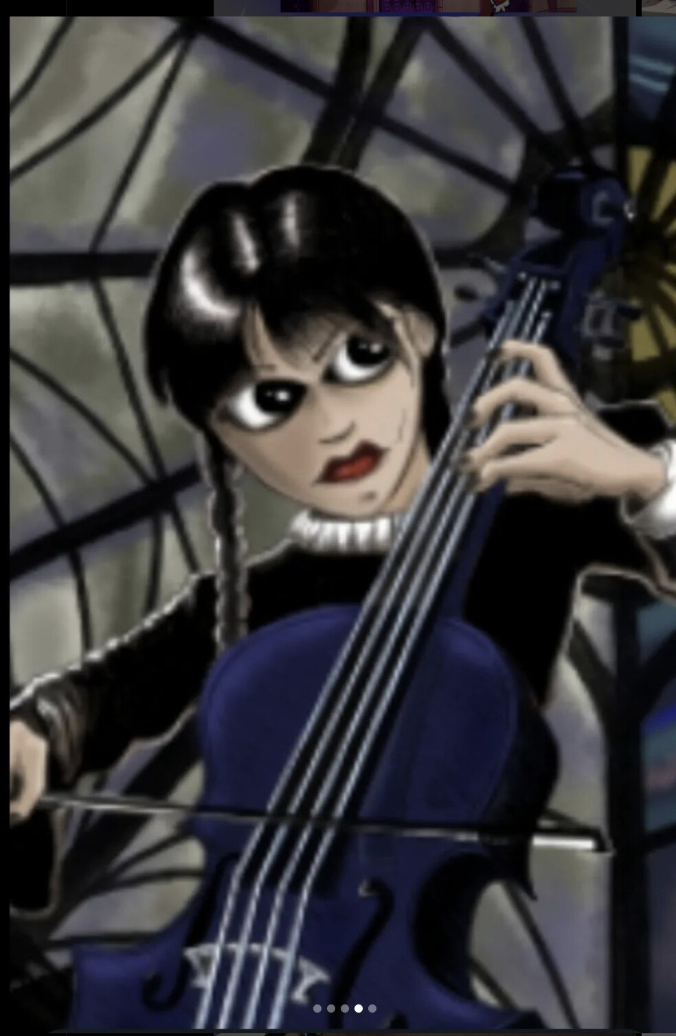 ArtStation - Wednesday Addams - Cellist