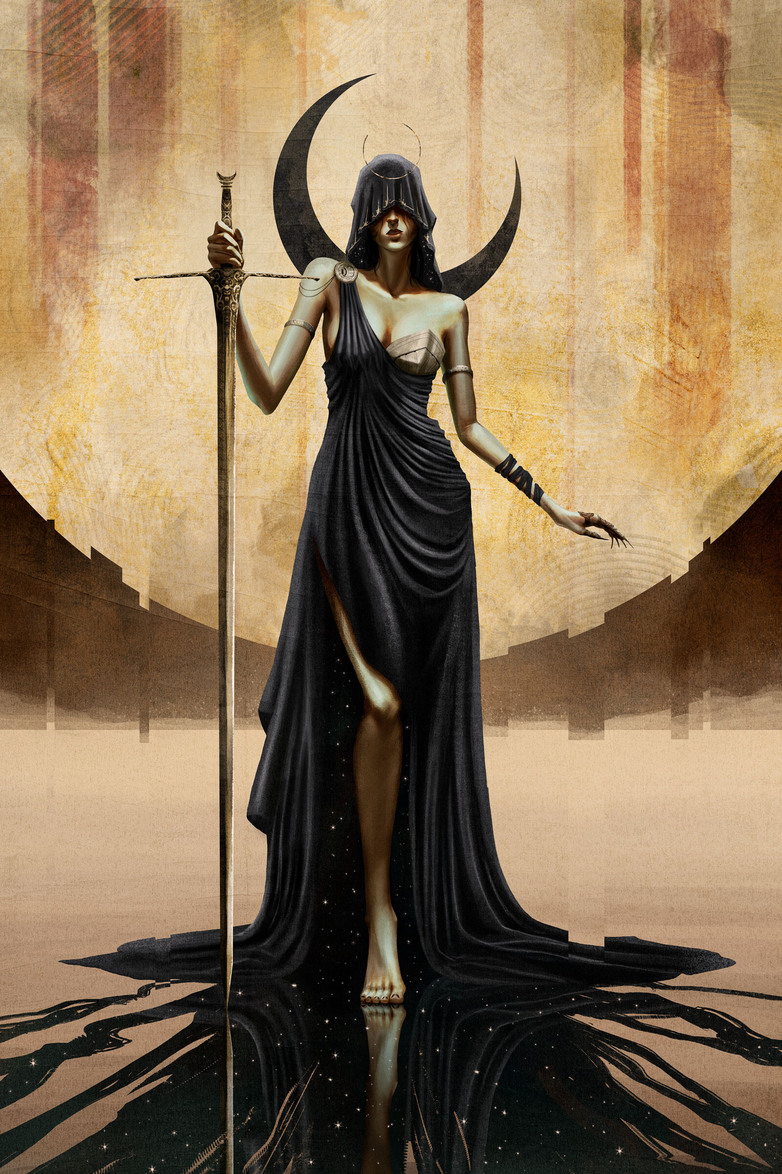 ArtStation - Nyx The Night Goddess