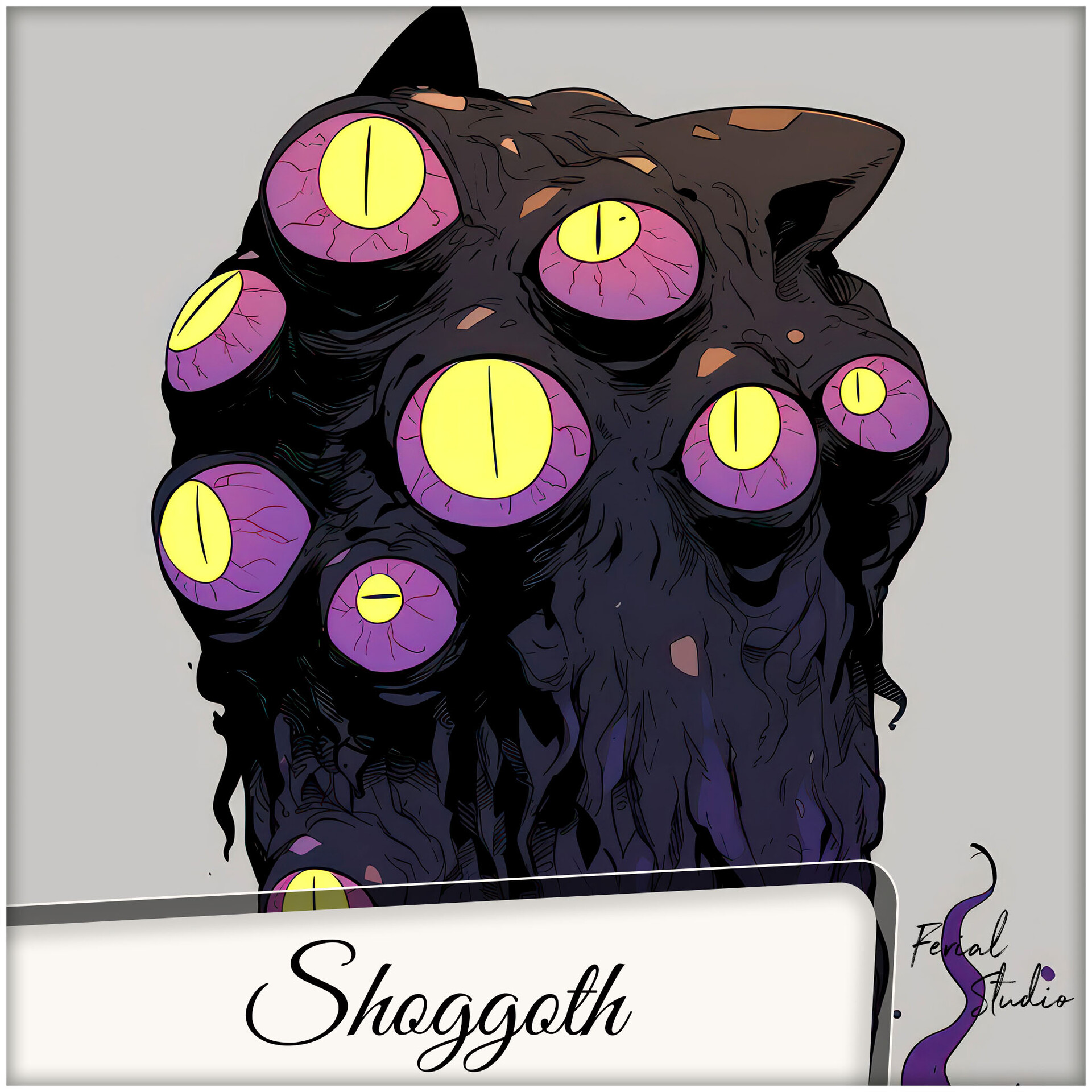 ArtStation - 🔹210 Shoggoth - Cartoon Character Reference Image Pack v ...