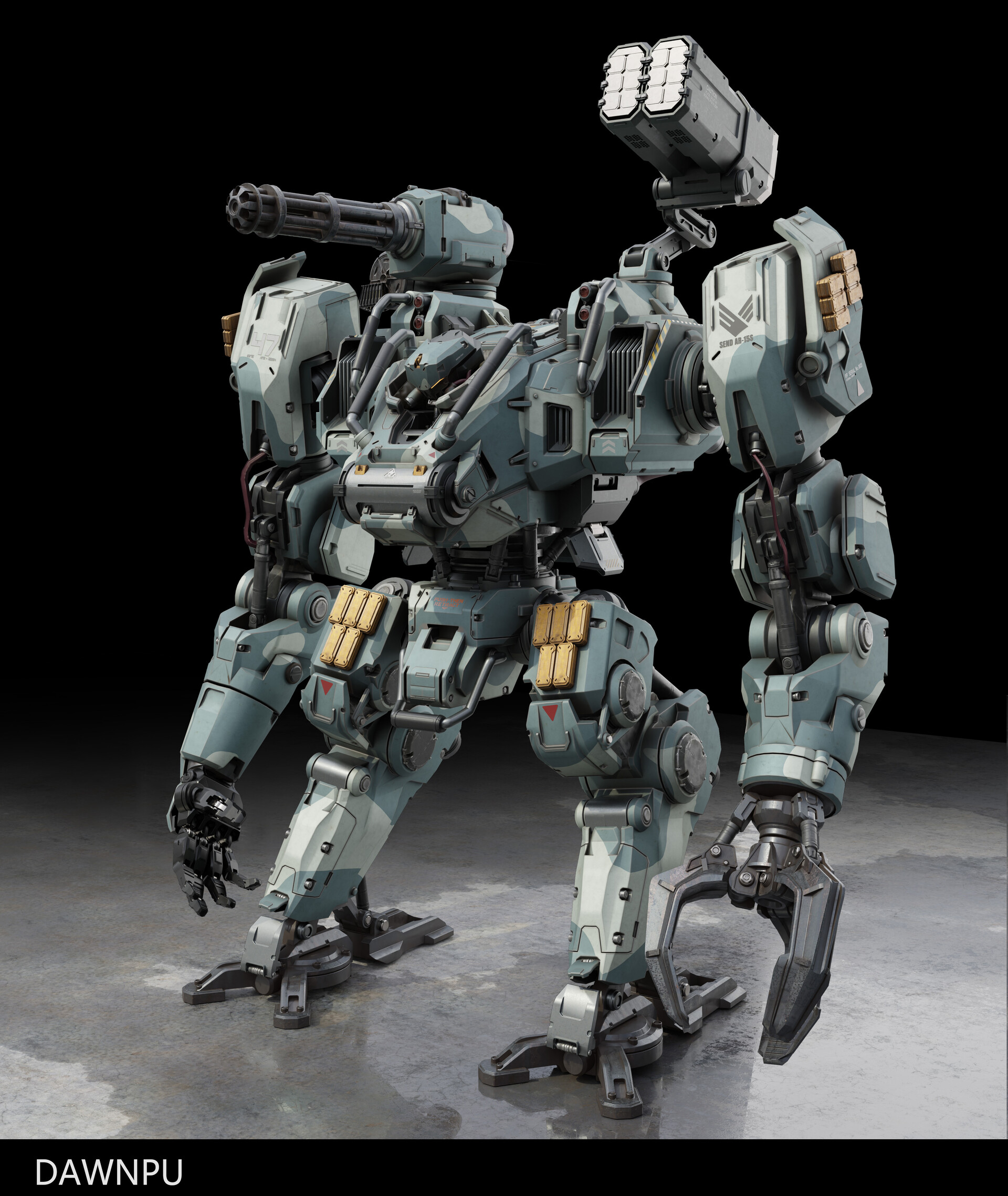 ArtStation - mecha 老图