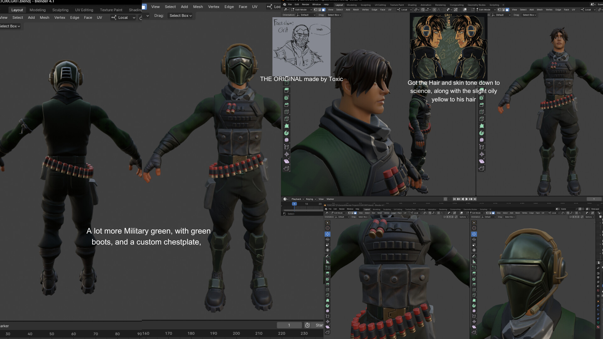 ArtStation - Day 40 Remastered: BEHIND THE SCENES (part 8)
