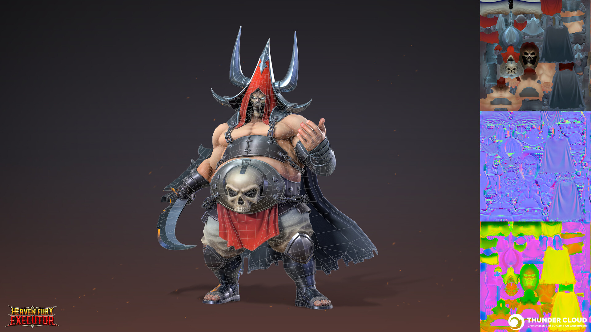 Thunder Cloud Studio - Hulking Executioner - Model & Texture Showcase