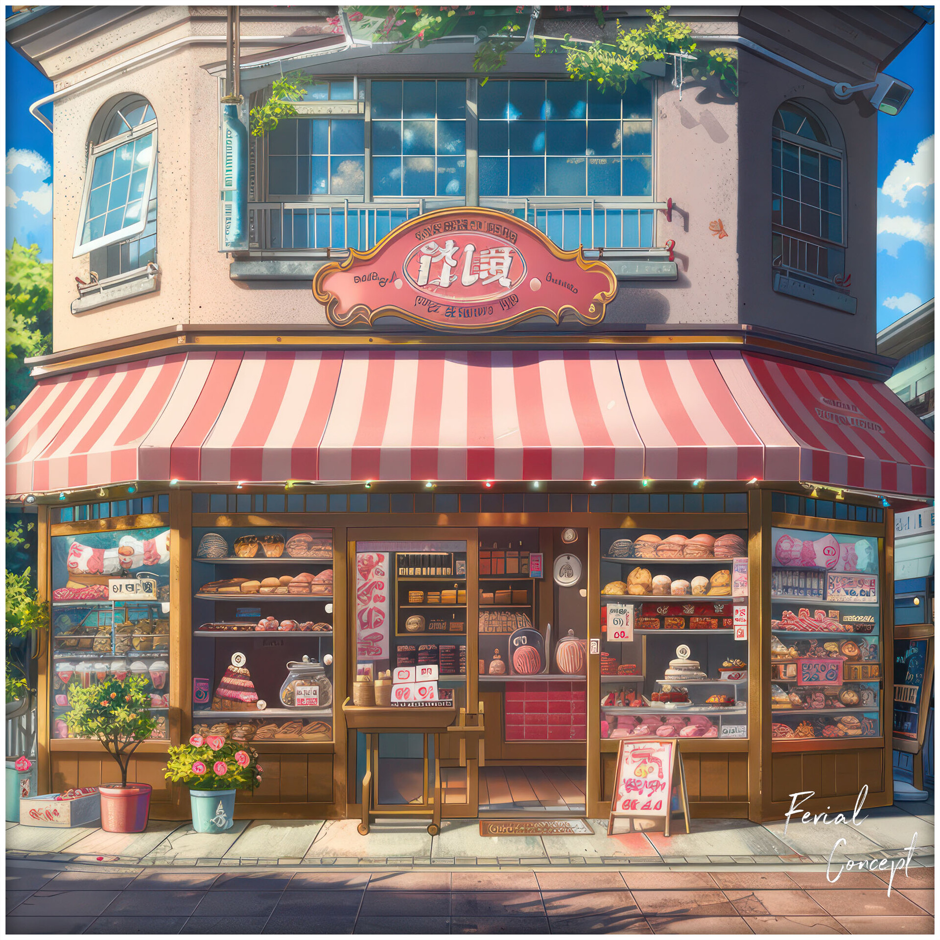 ArtStation - 🔹210 Pastry Shop - Anime Concept Reference Image Pack v.52 ...