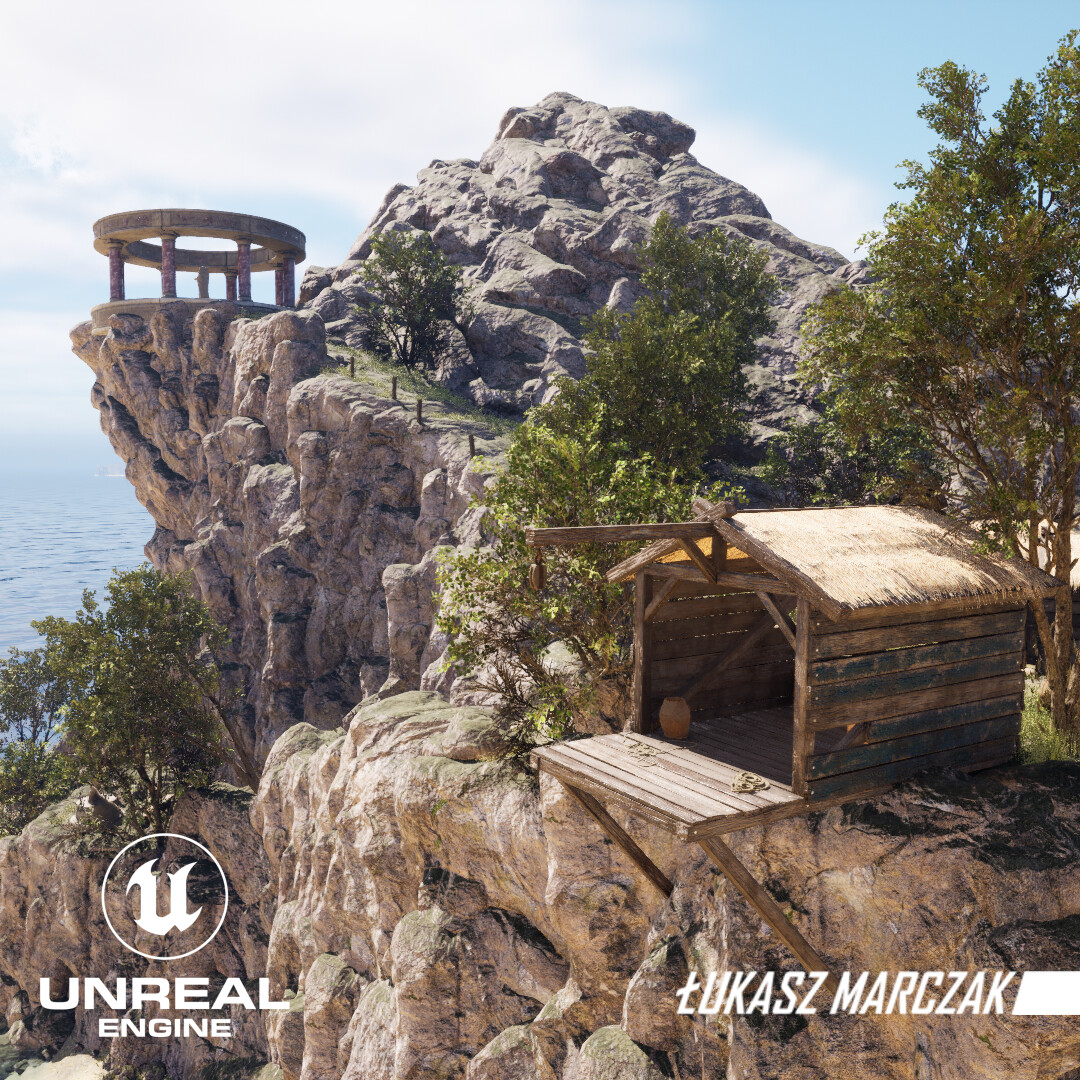 ArtStation - Fantasy Temple Island - Unreal Engine 5 level