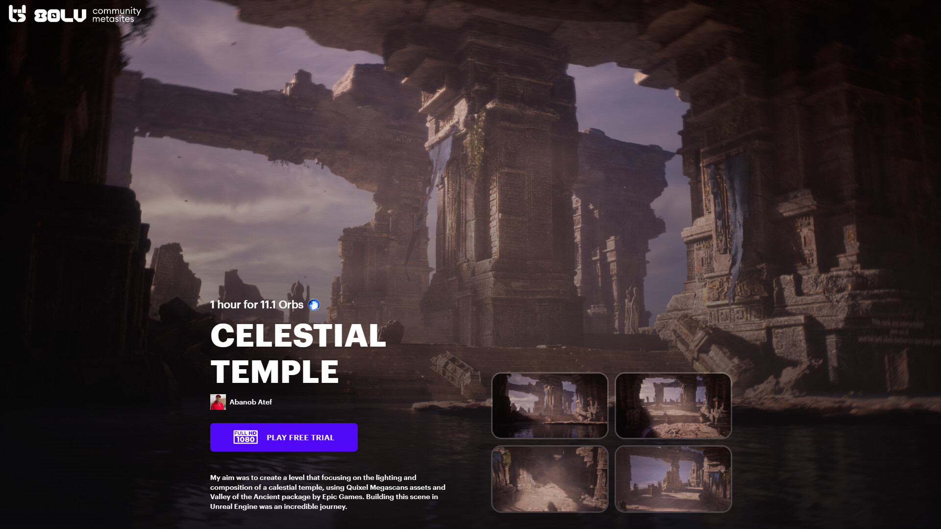 Abanob Atef - Celestial Temple - 80 Level Cloud Experience