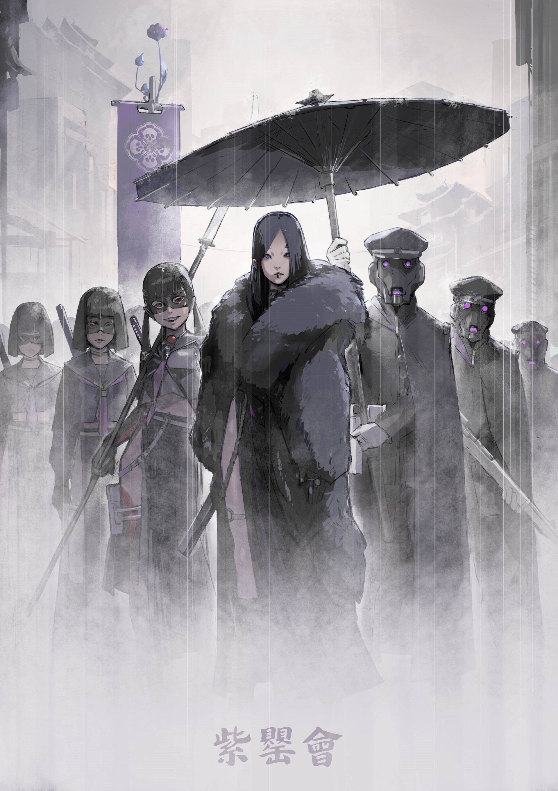 ArtStation - Taiwan Cyberpunk 2145 Original world environment atmosphere