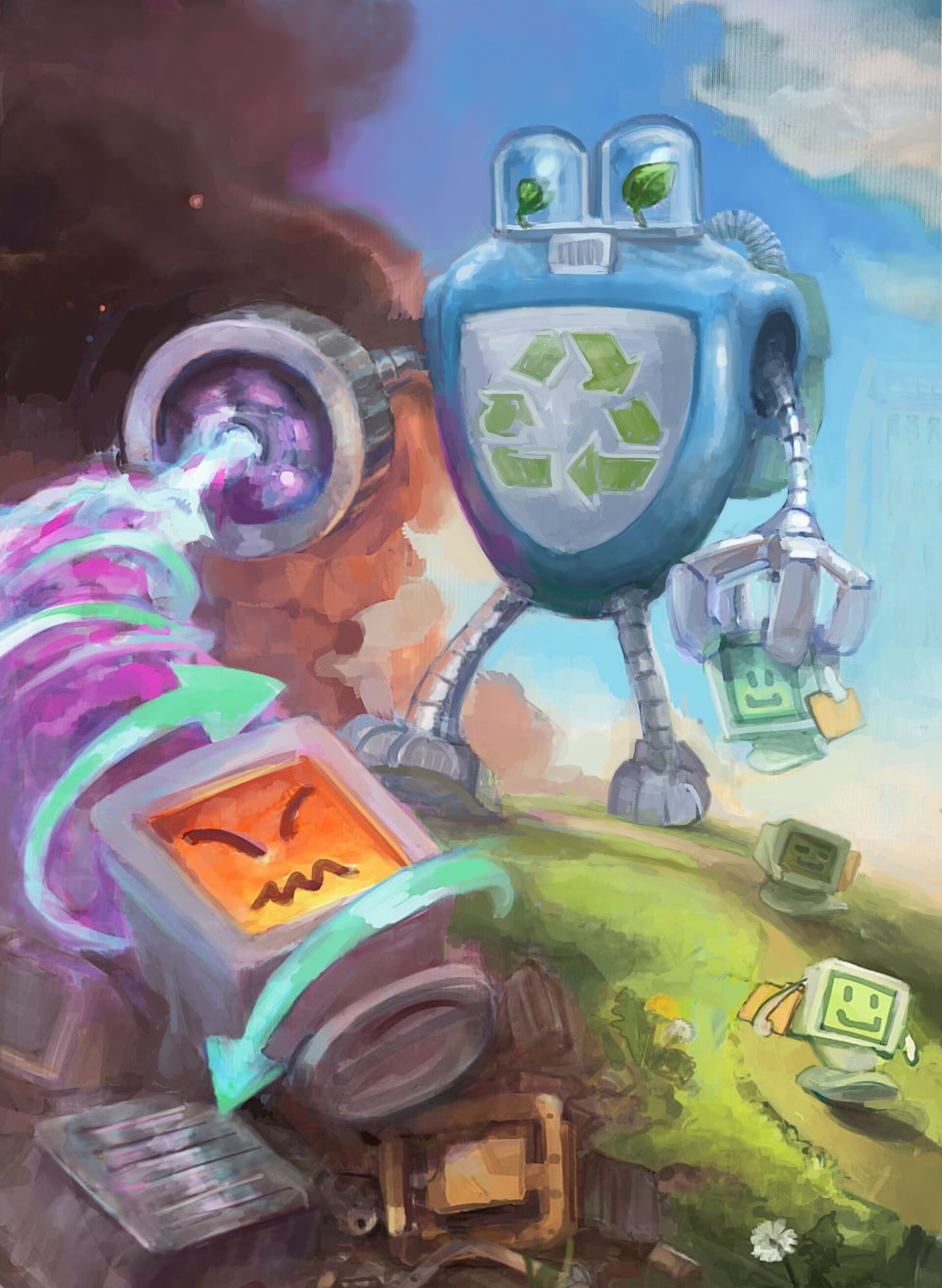 ArtStation - Recycle Robot