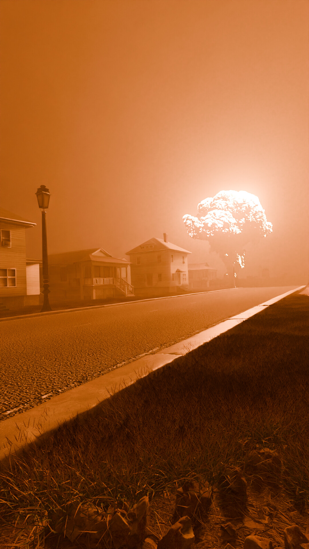 ArtStation - Massive Explosion in my town - vertical video