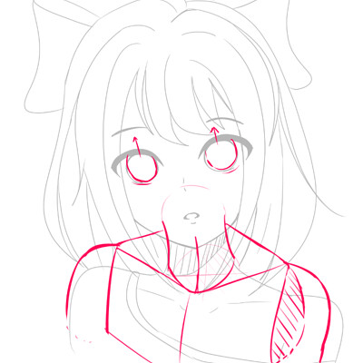 how to draw tired anime eyes