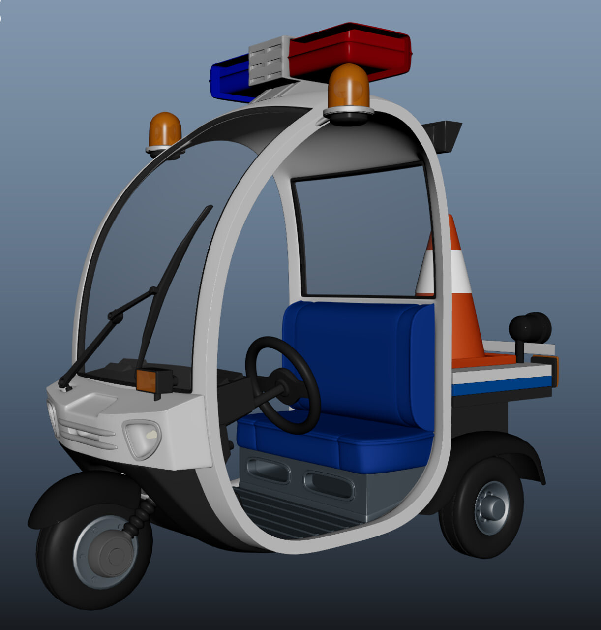 ArtStation - Meter maid car