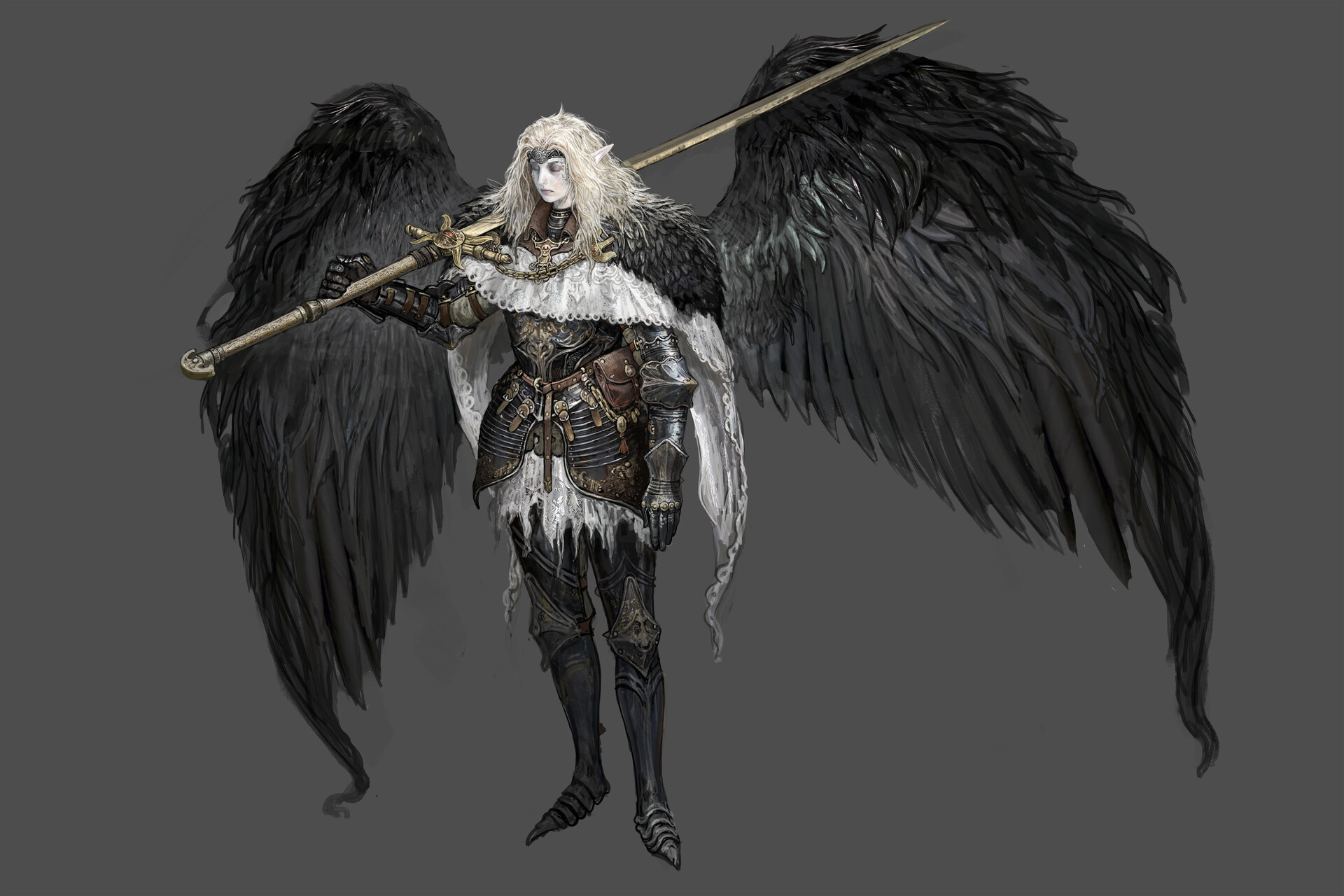 ArtStation - Another winged girl commission