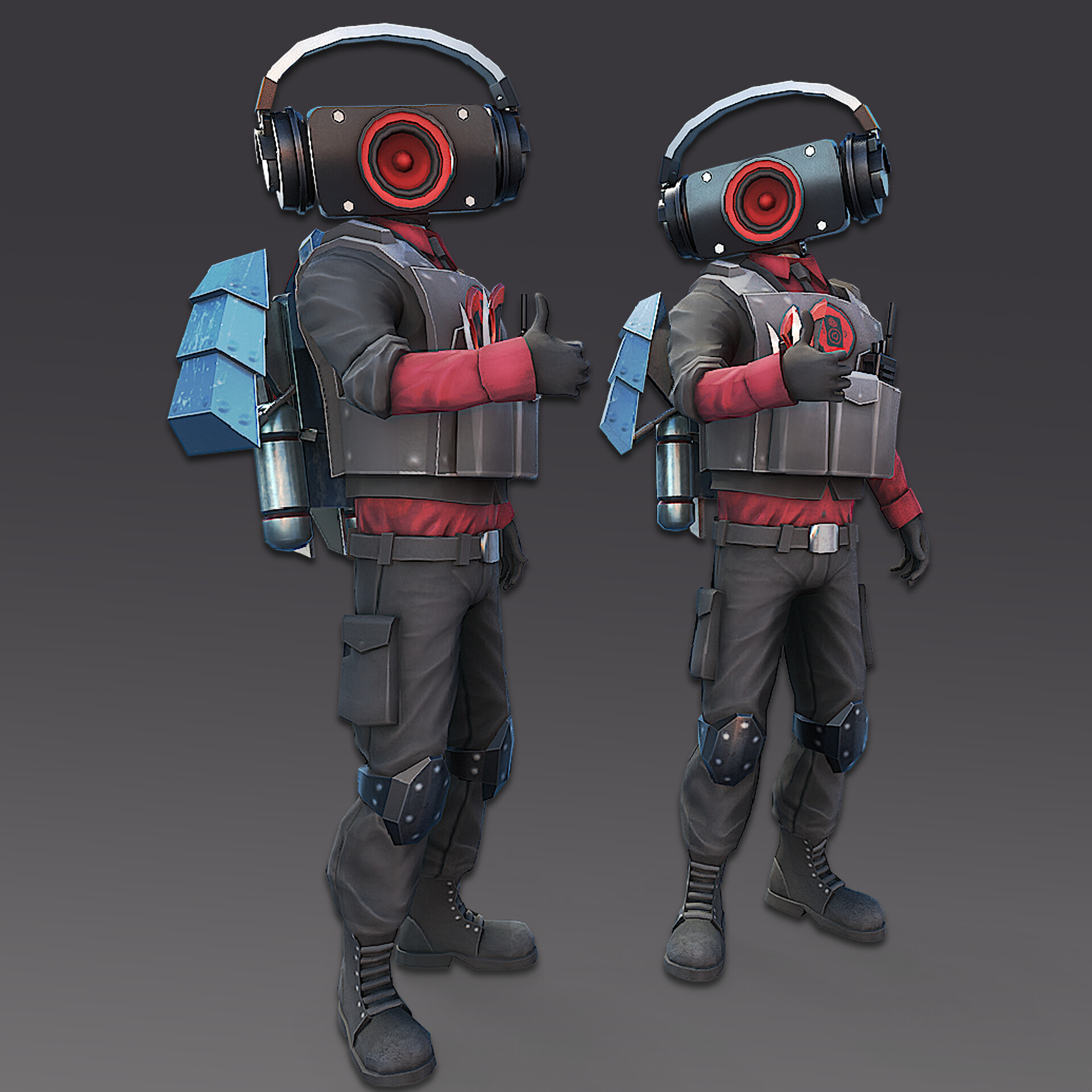 ArtStation - Speakerman-elite special forces Skibidi toilet character
