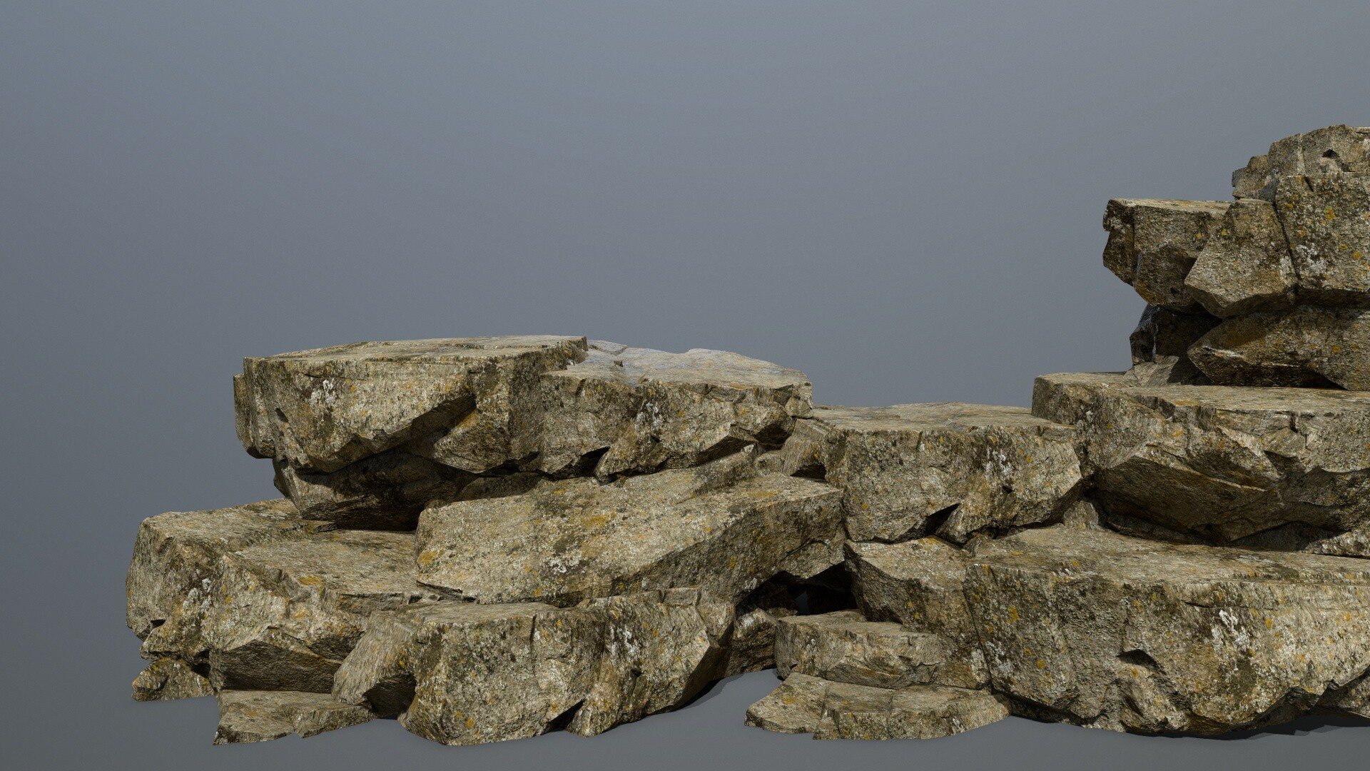 ArtStation - forest rocks