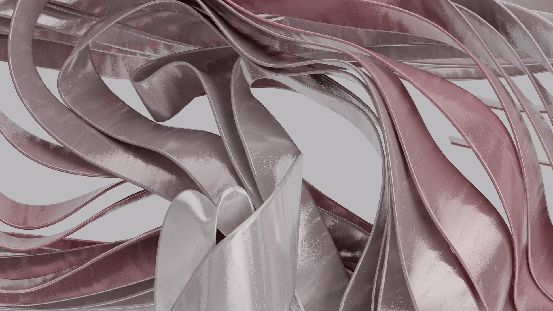 ArtStation - Rose Gold Ribbons