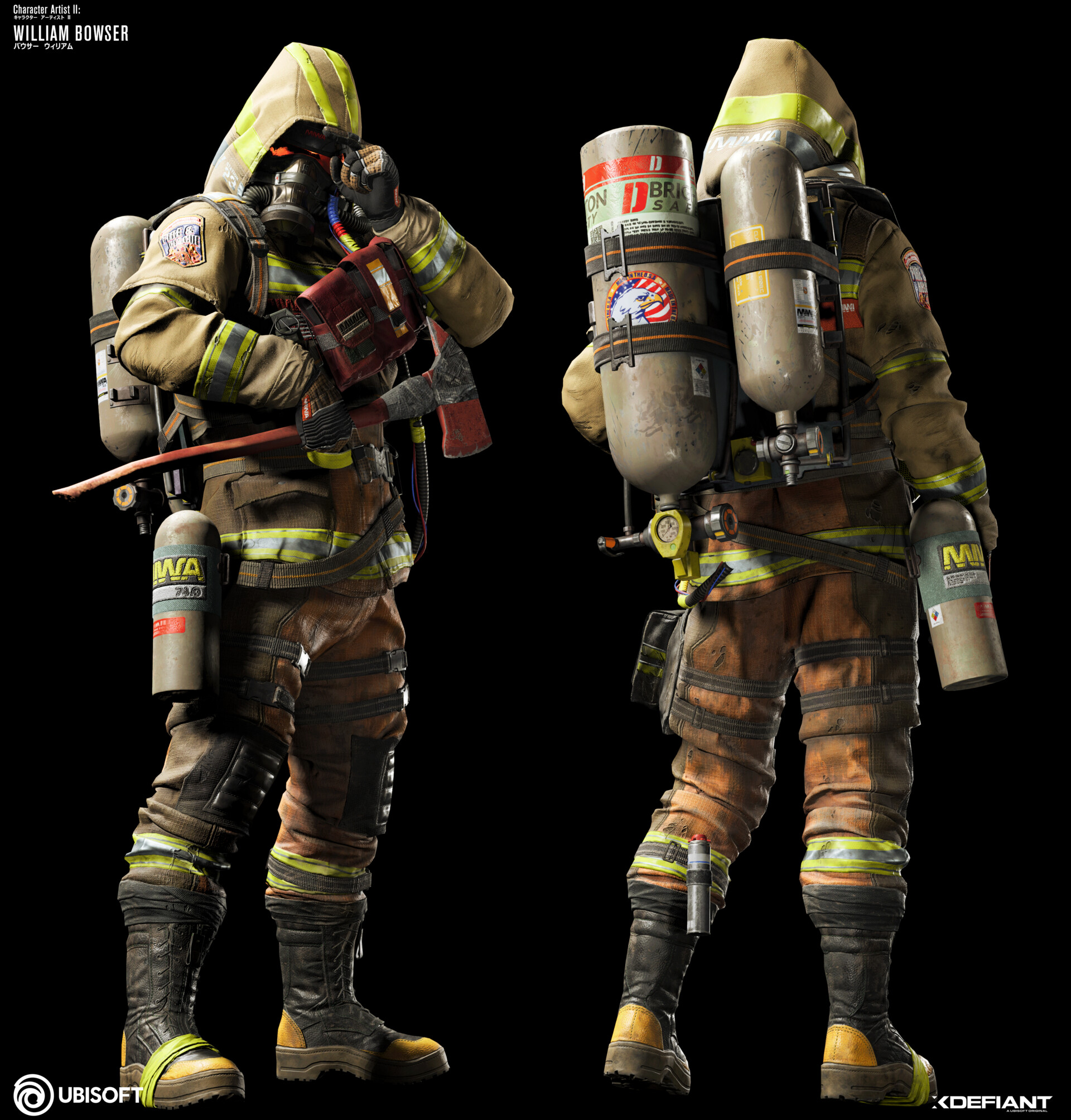 William Bowser - XDefiant: Character Skins - De Rosa Four Alarm