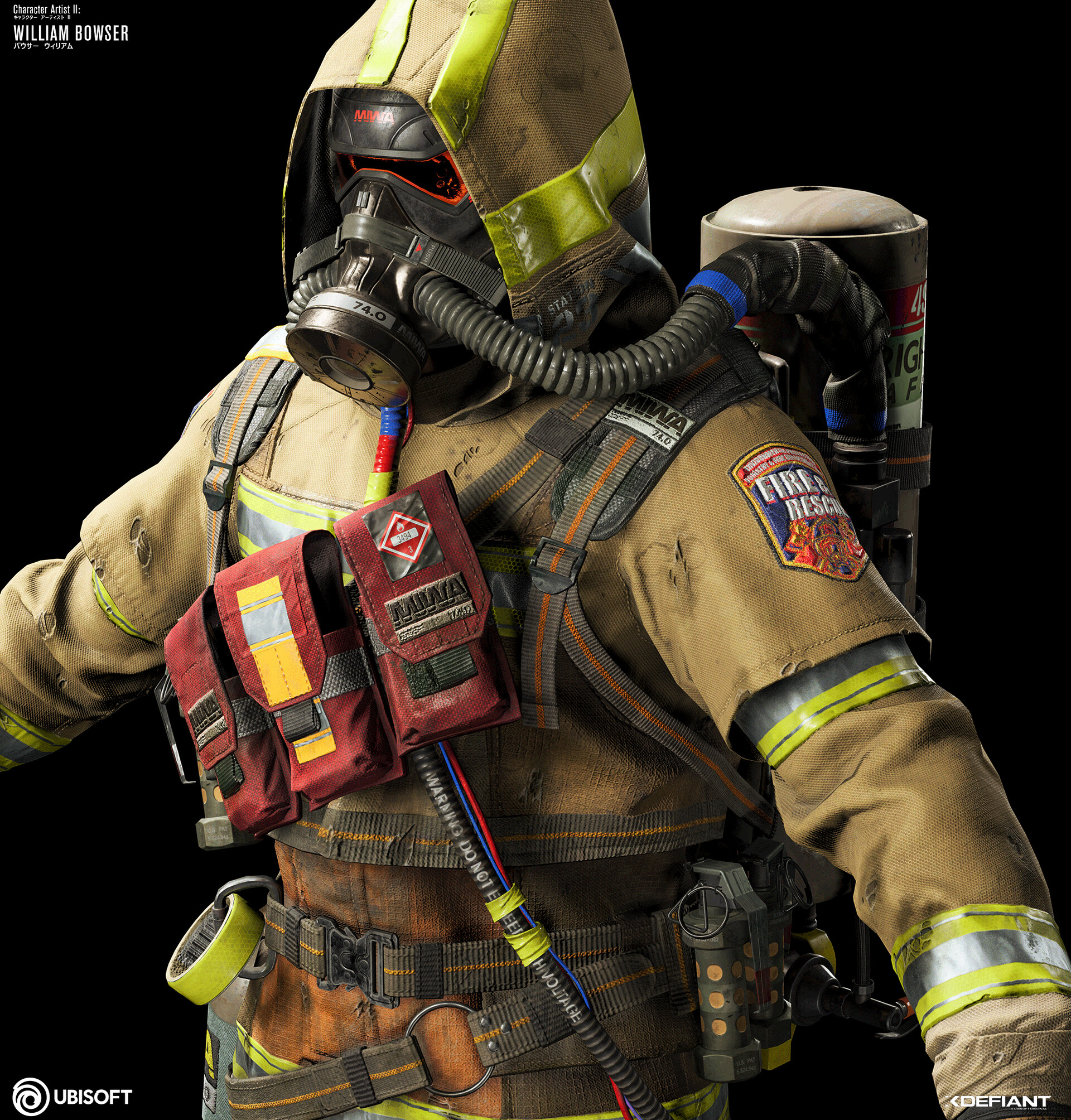 William Bowser - XDefiant: Character Skins - De Rosa Four Alarm