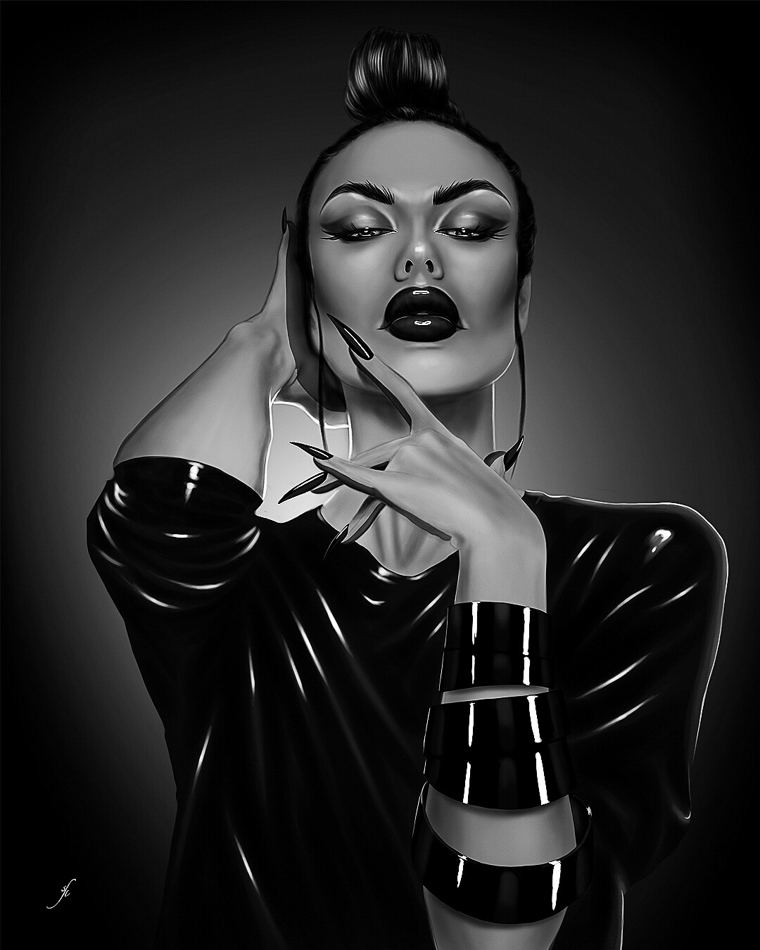 ArtStation - Long nails