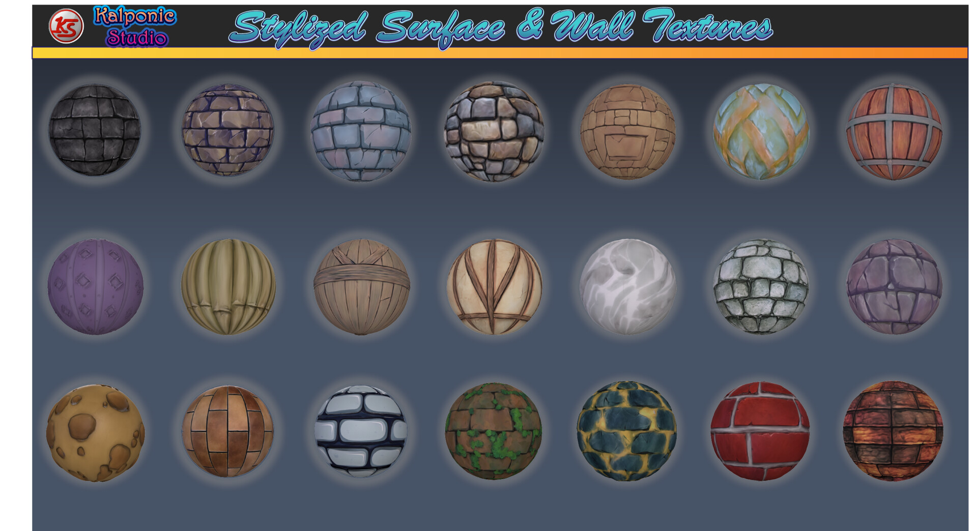 ArtStation - Stylized Surfaces & Wall Textures