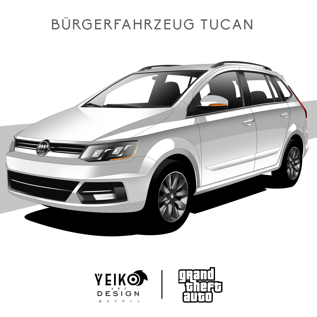 ArtStation - Bürgerfahrzeug Tucan | (2014 Volkswagen SpaceFox or Suran ...