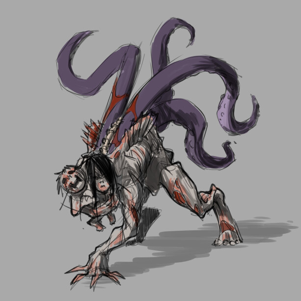 horror design drawing