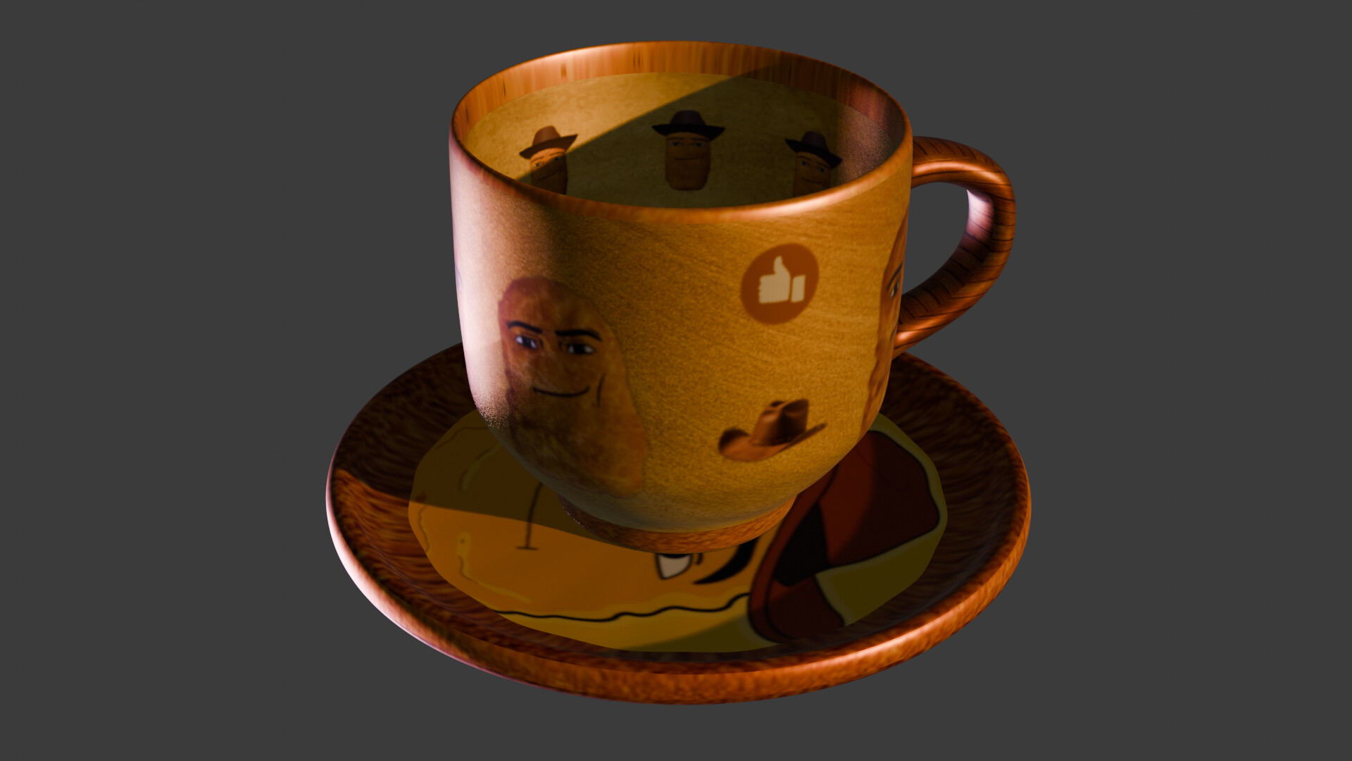 ArtStation - Nugget Man Face Cup!