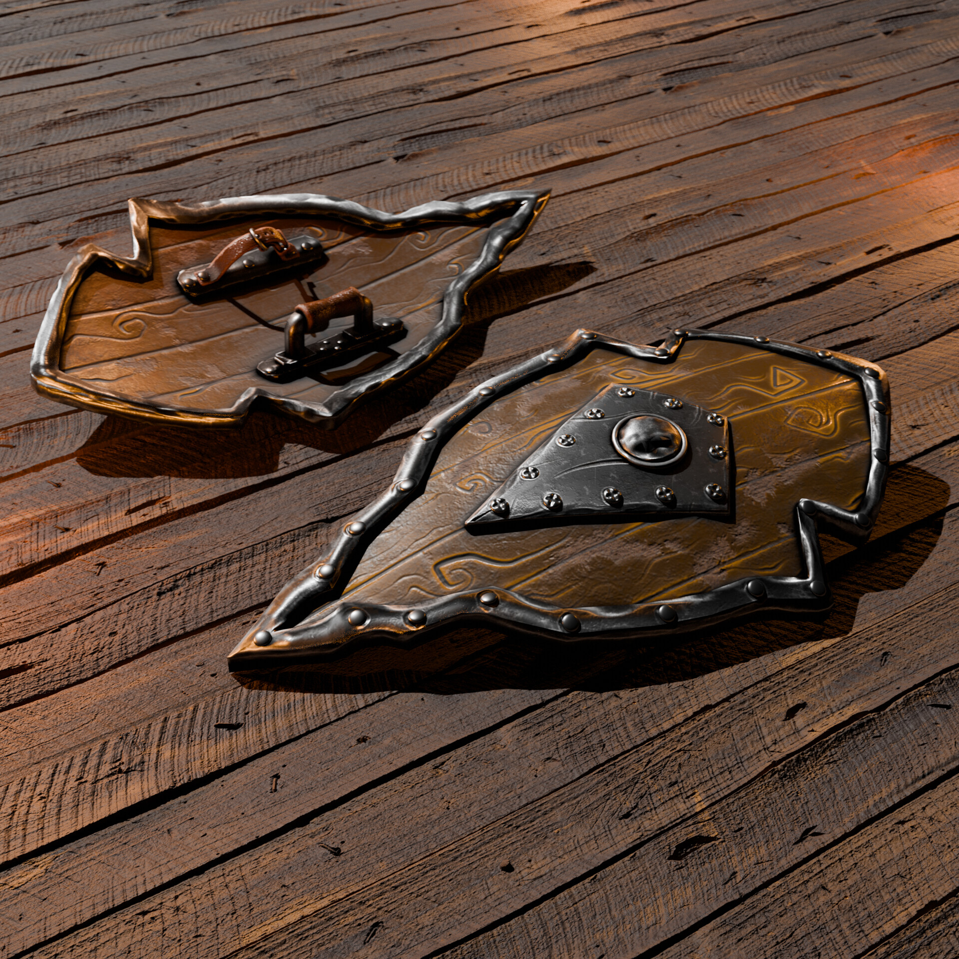 Berkan ASAL - Medieval Shield Asset