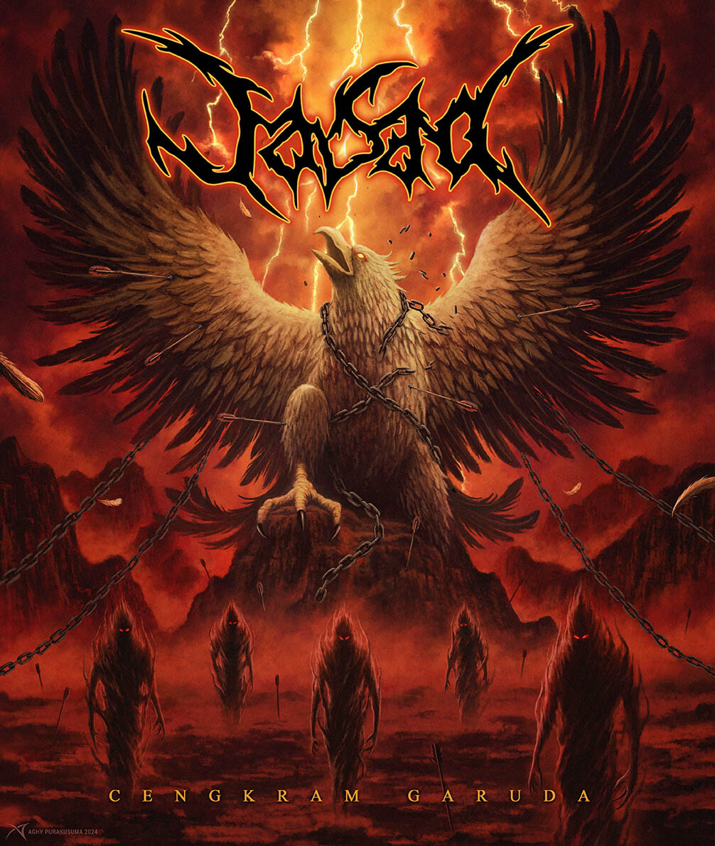 ArtStation - JASAD - CENGKRAM GARUDA (Merch Art)
