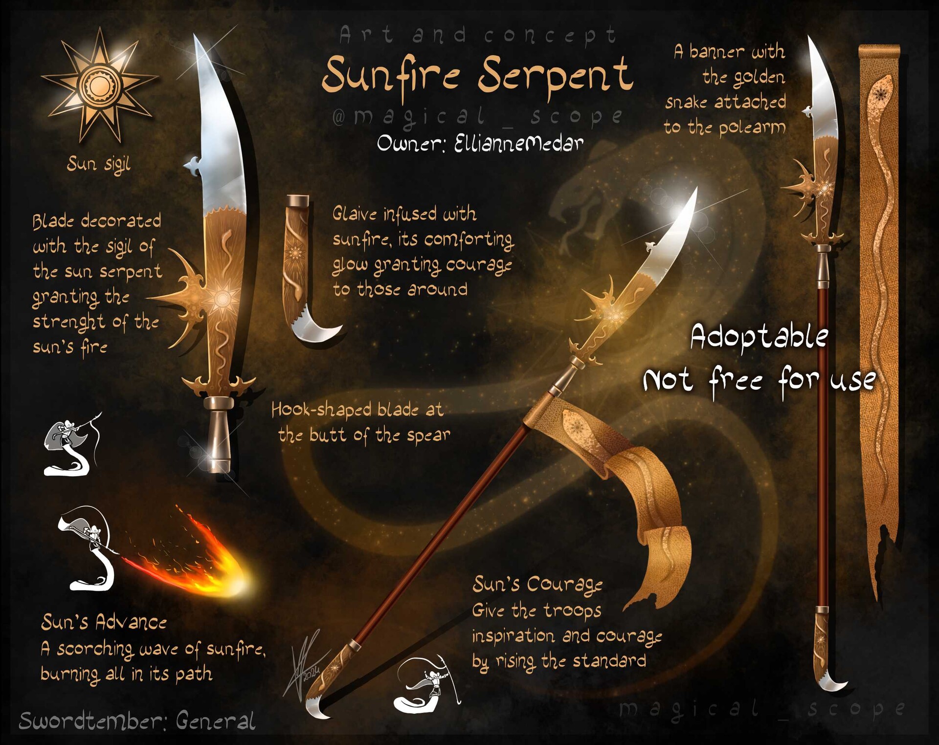 Magical Kaleidoscope - Sunfire Serpent