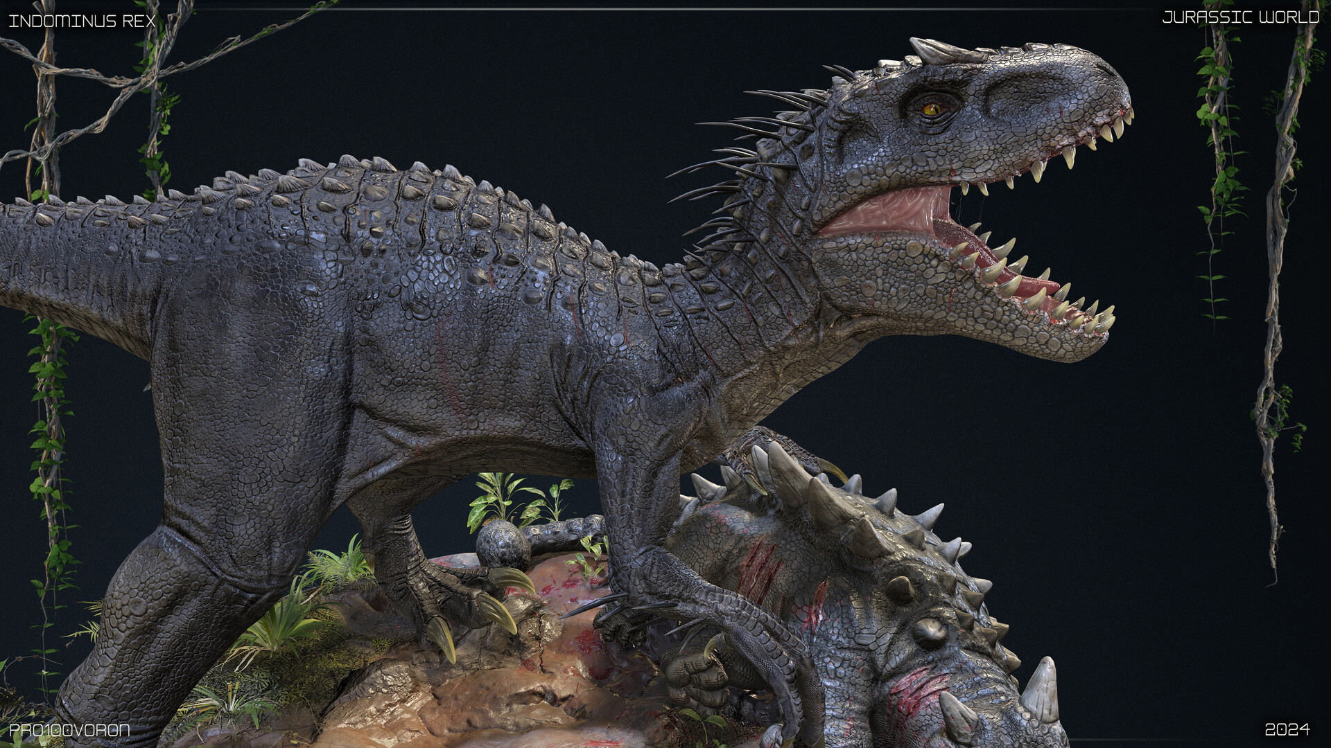 Alexey Voronin - INDOMINUS REX (FAN ART)