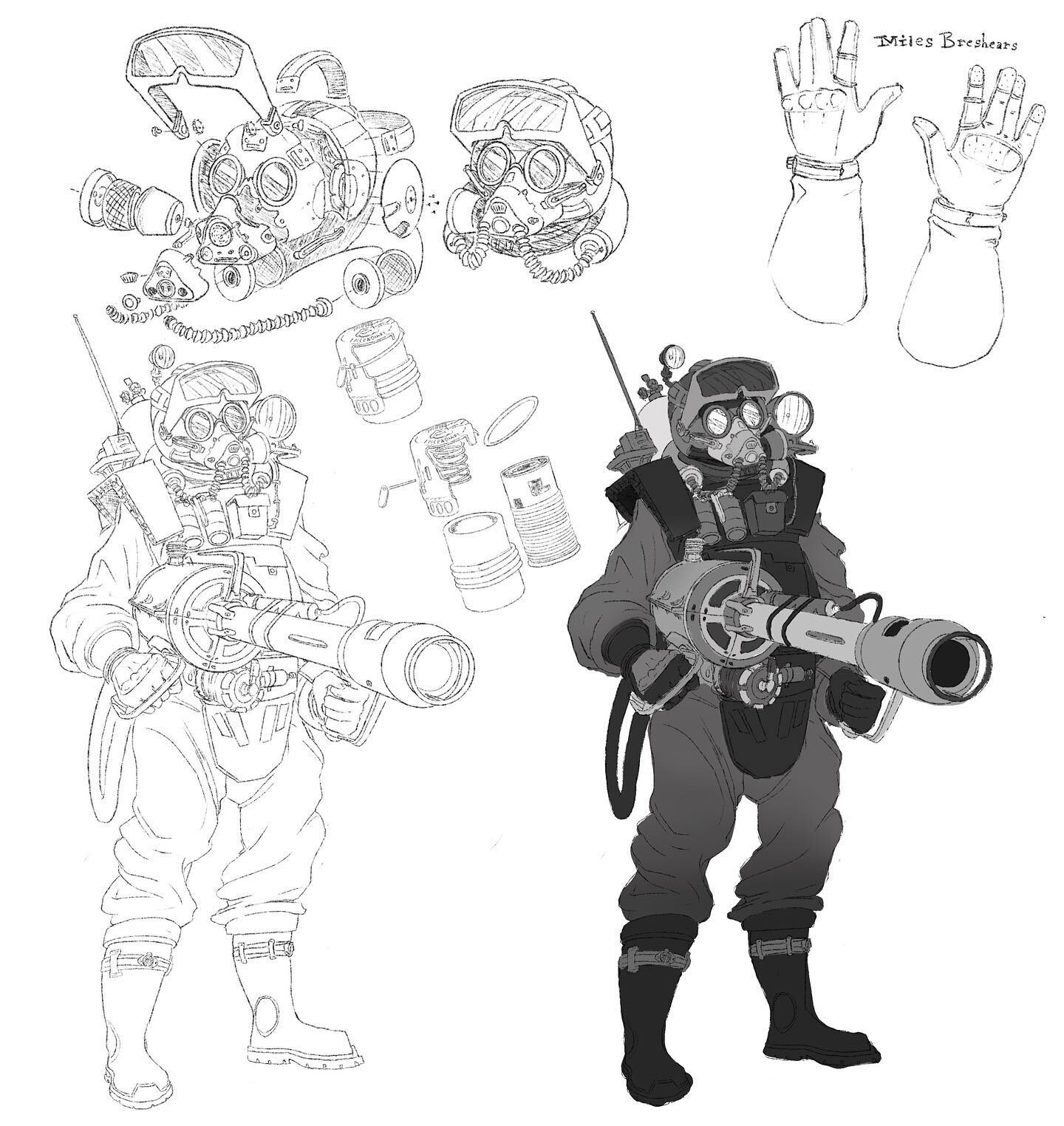 ArtStation - CBRN Character Design