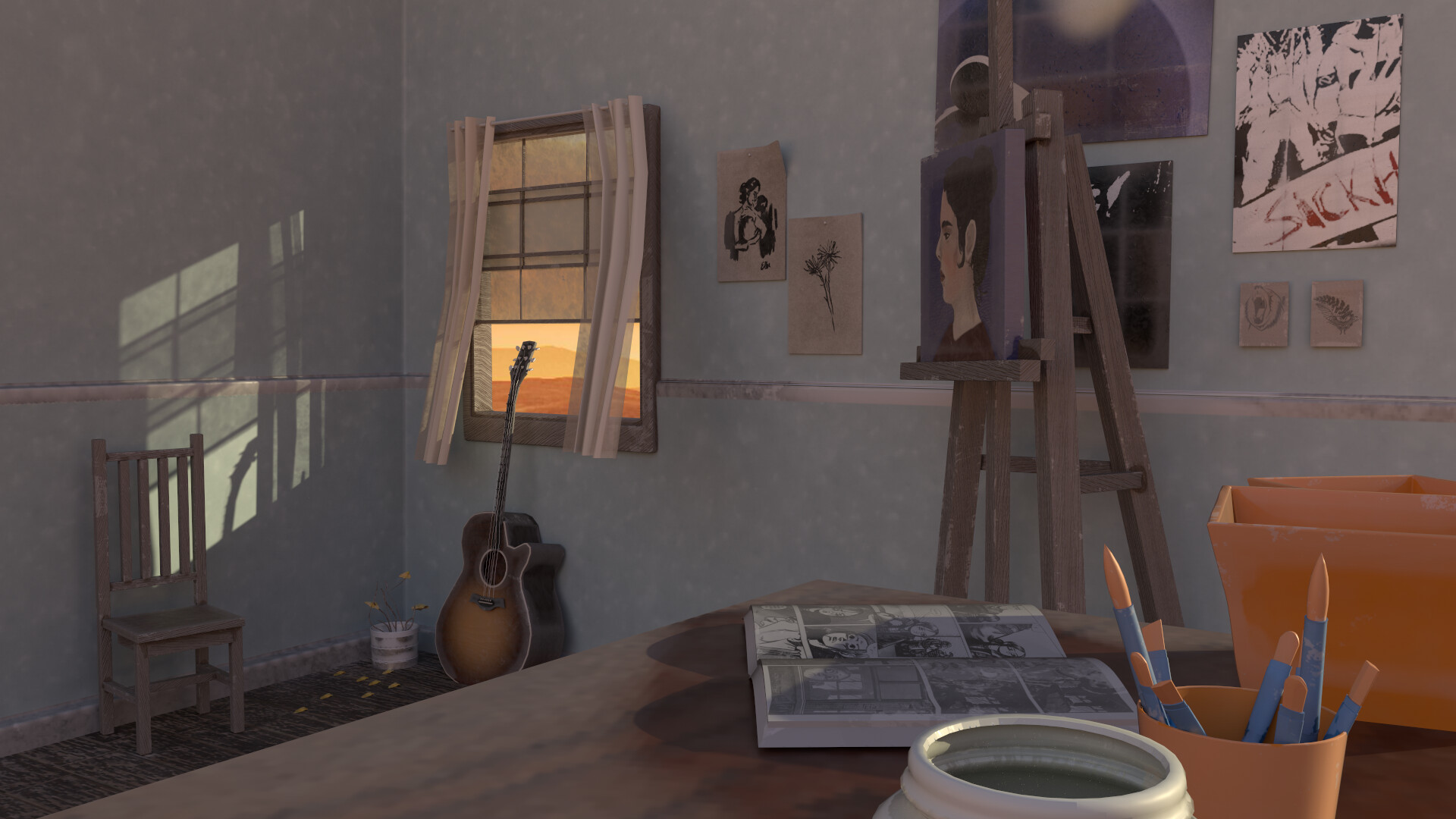 ArtStation - TLOU 2 Scene Recreation