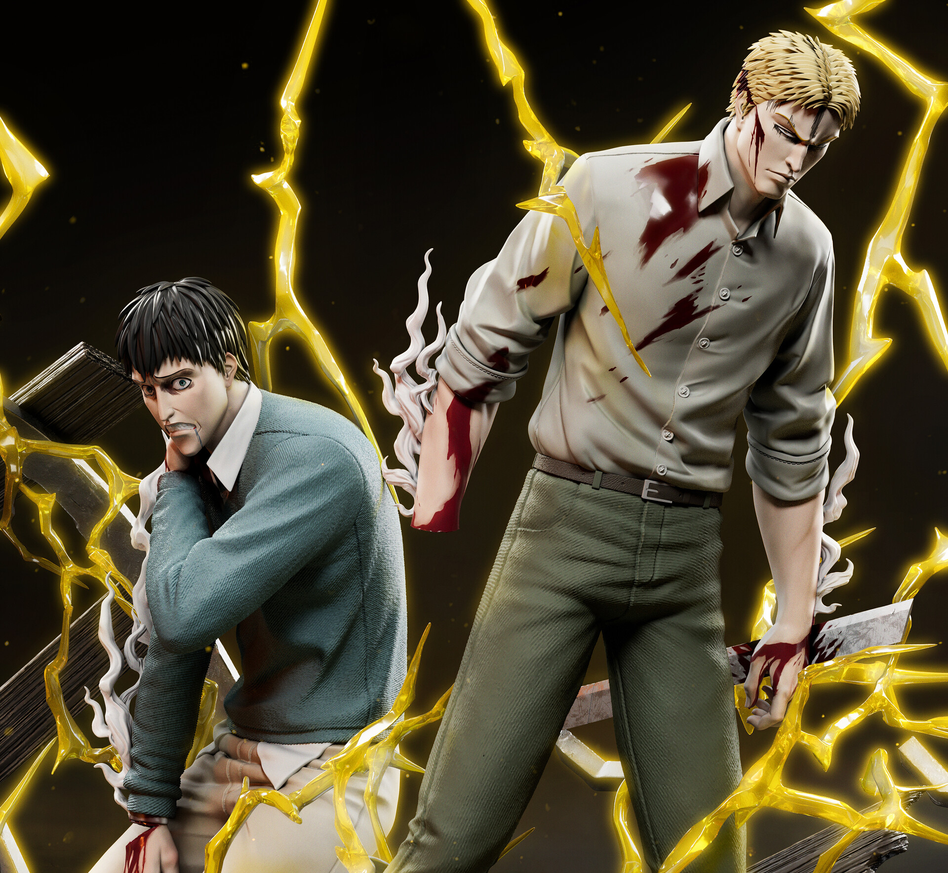 Attack On Titan Bertholdt X Reiner