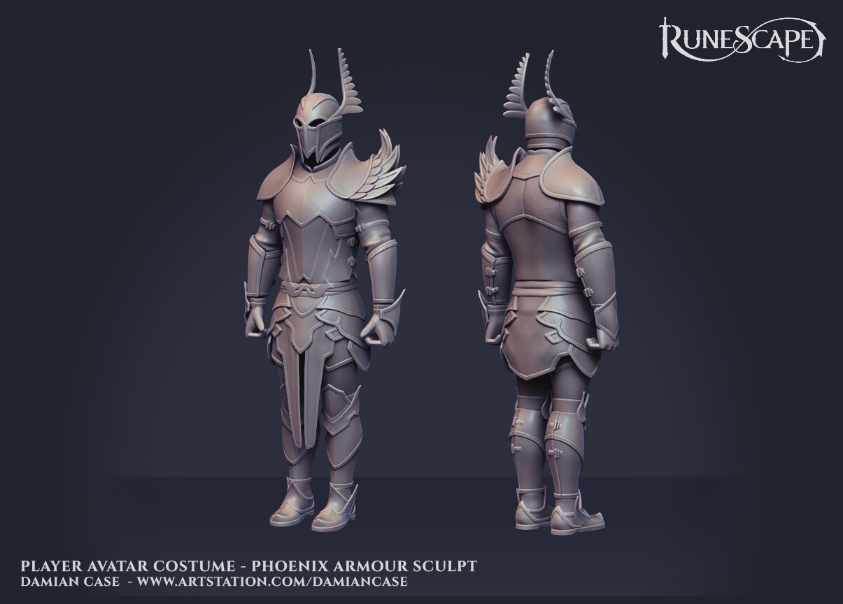 Damian Case - Runescape - phoenix armour