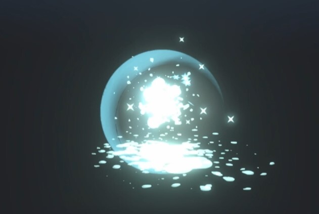 ArtStation - Ice Stylized skill effect