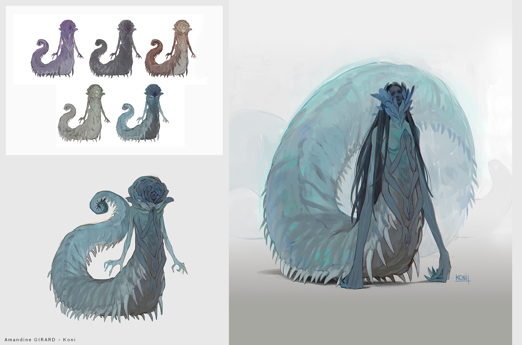 fantasy creature concept art