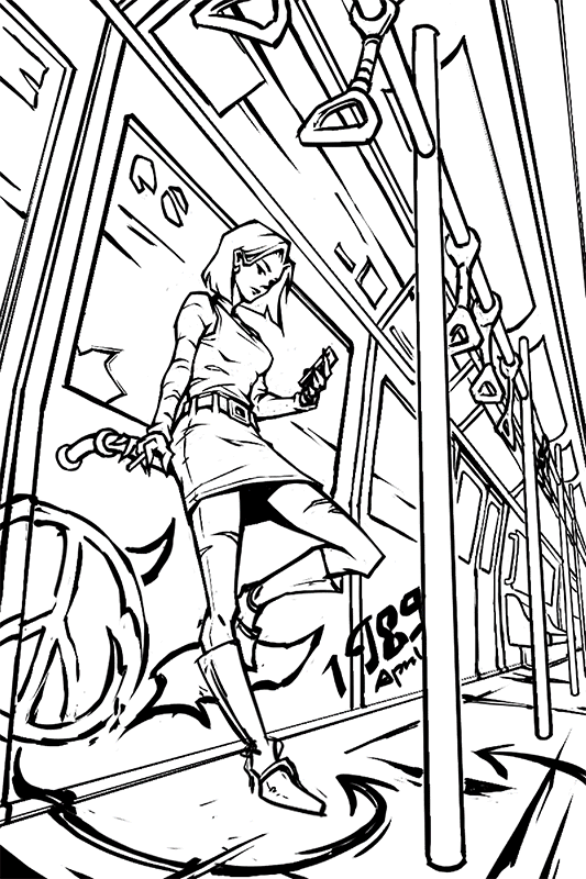 coloring pages of android 18