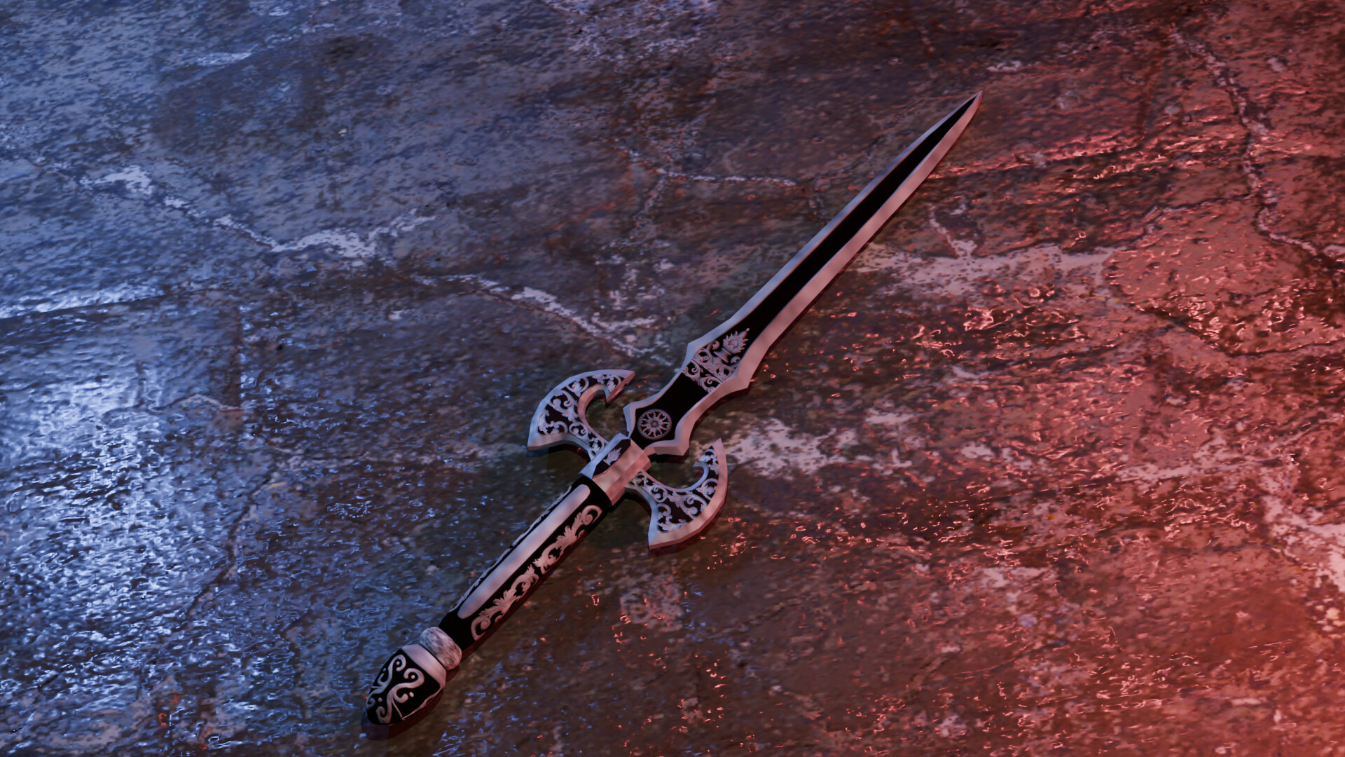 ArtStation - Medieval-ish sword