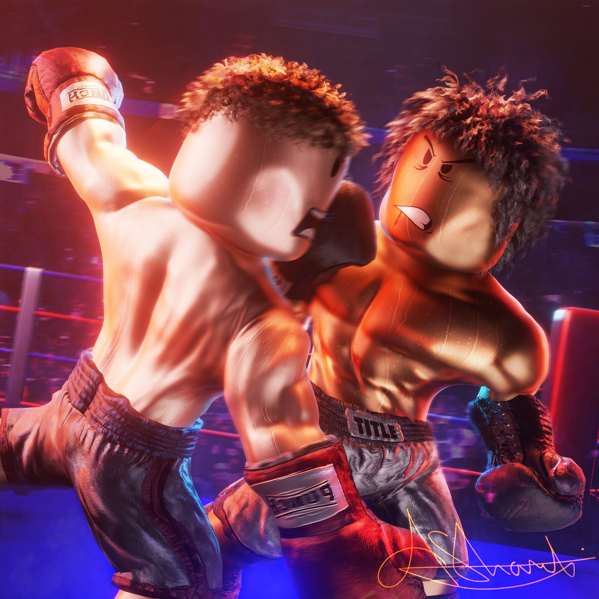ArtStation - ROBLOX Boxing GFX